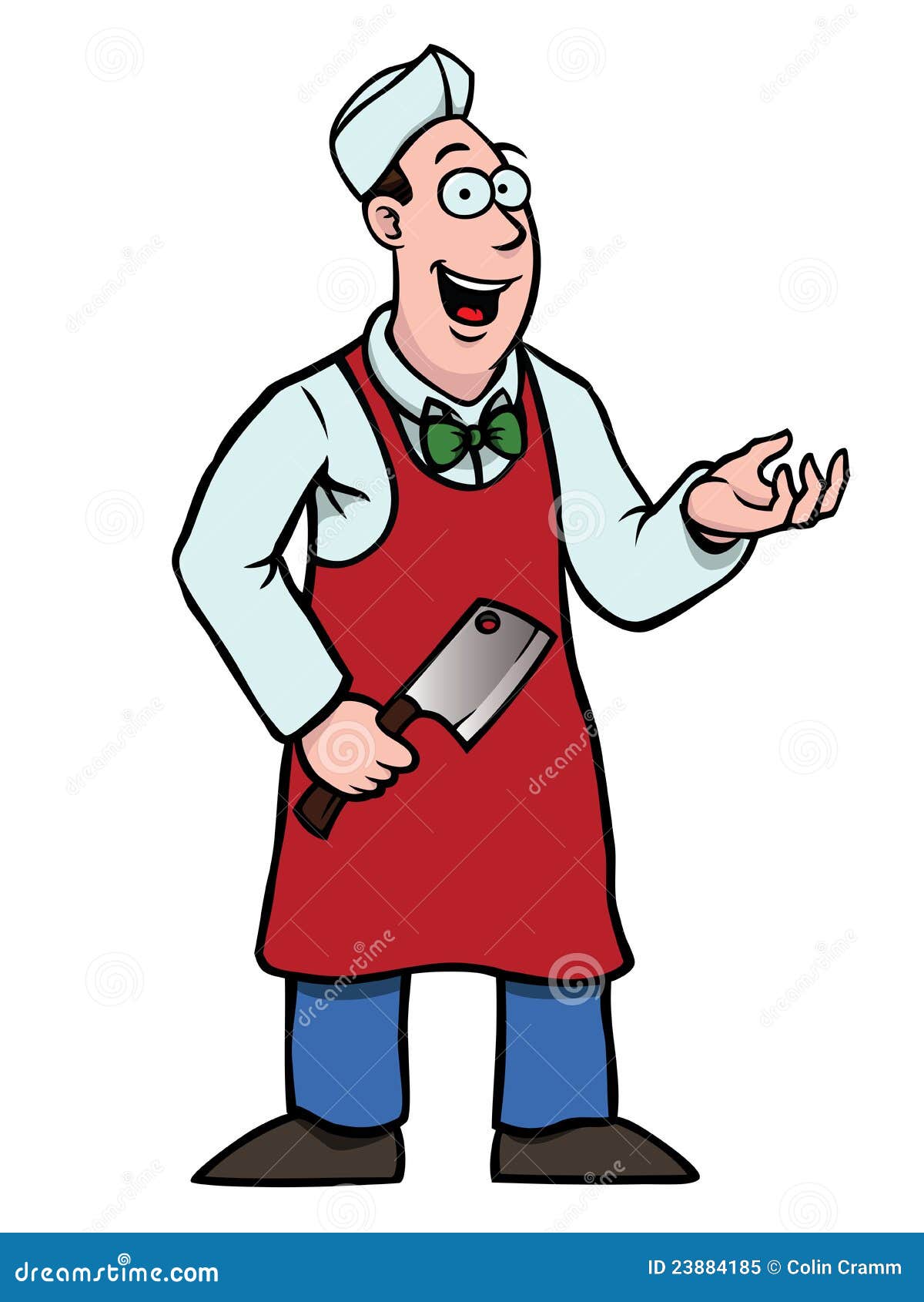 Female Butcher Clipart