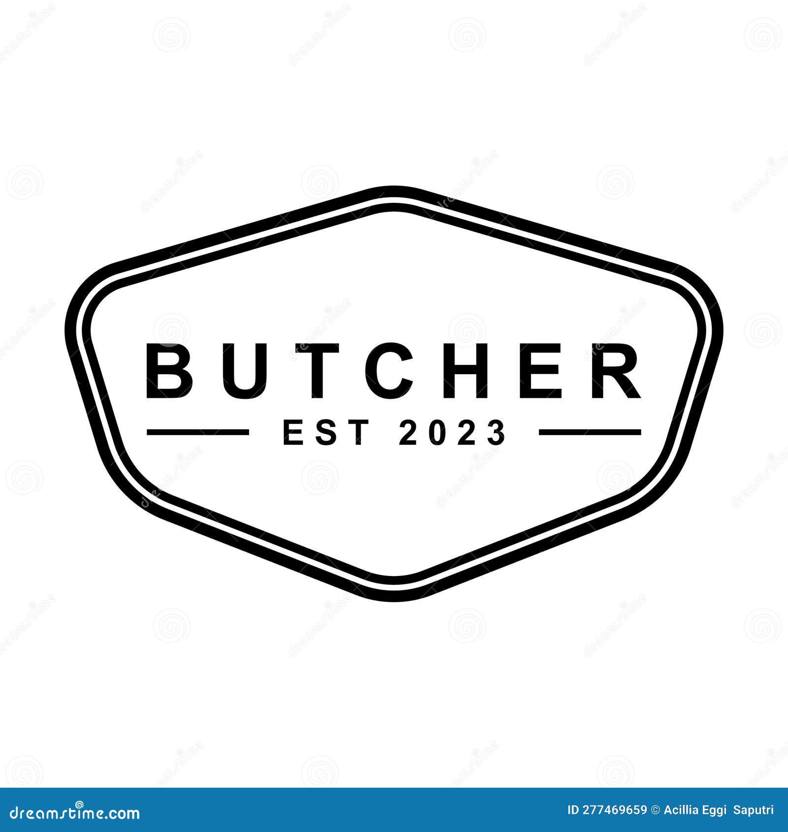 Butcher logo vector stock vector. Illustration of vector - 277469659