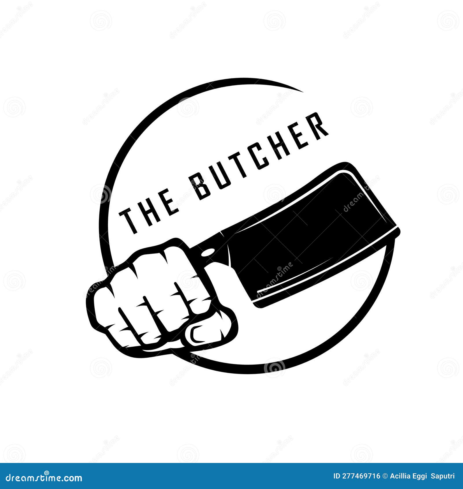 Butcher logo vector stock vector. Illustration of american - 277469716