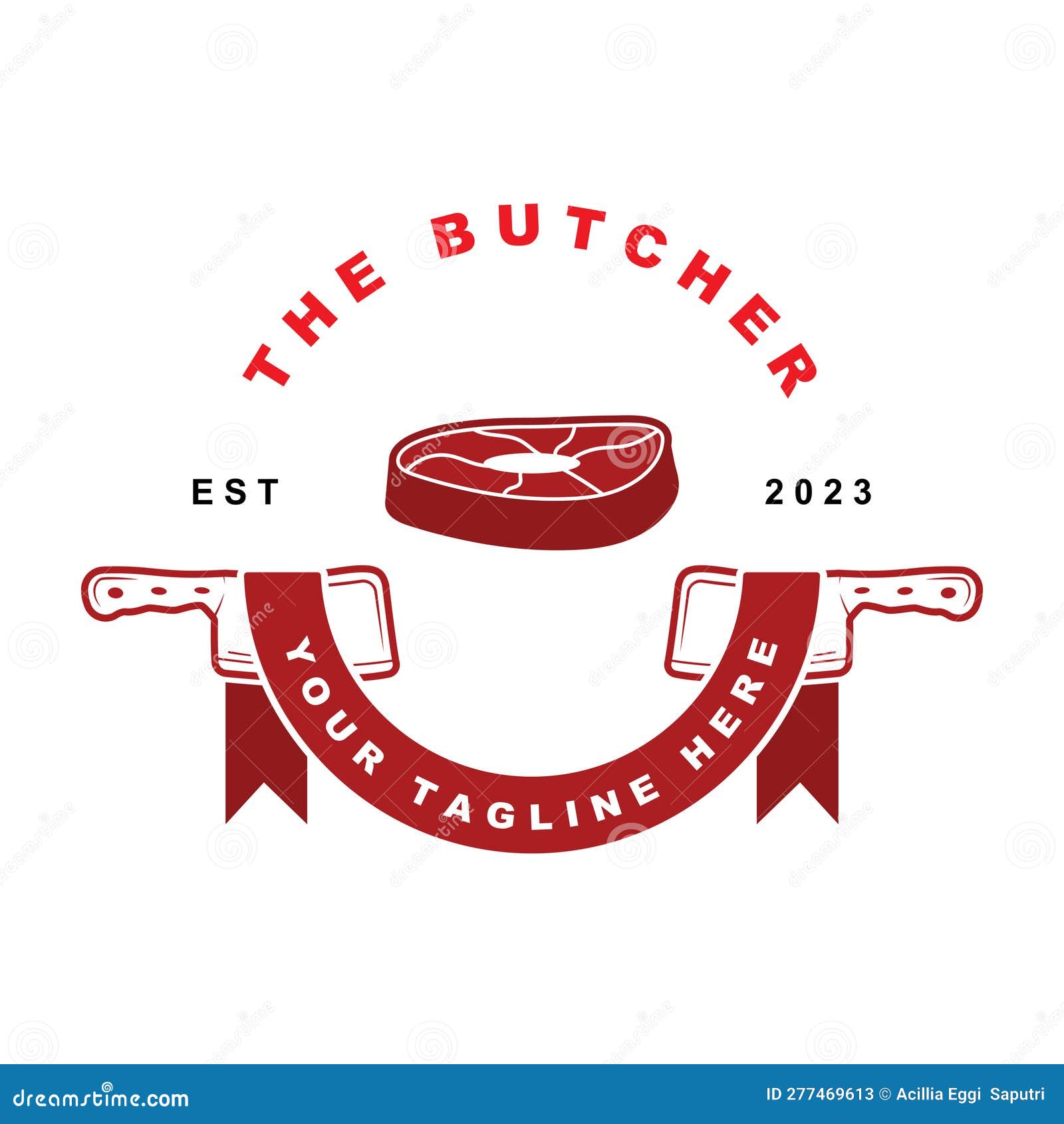 Butcher logo vector stock vector. Illustration of sticker - 277469613