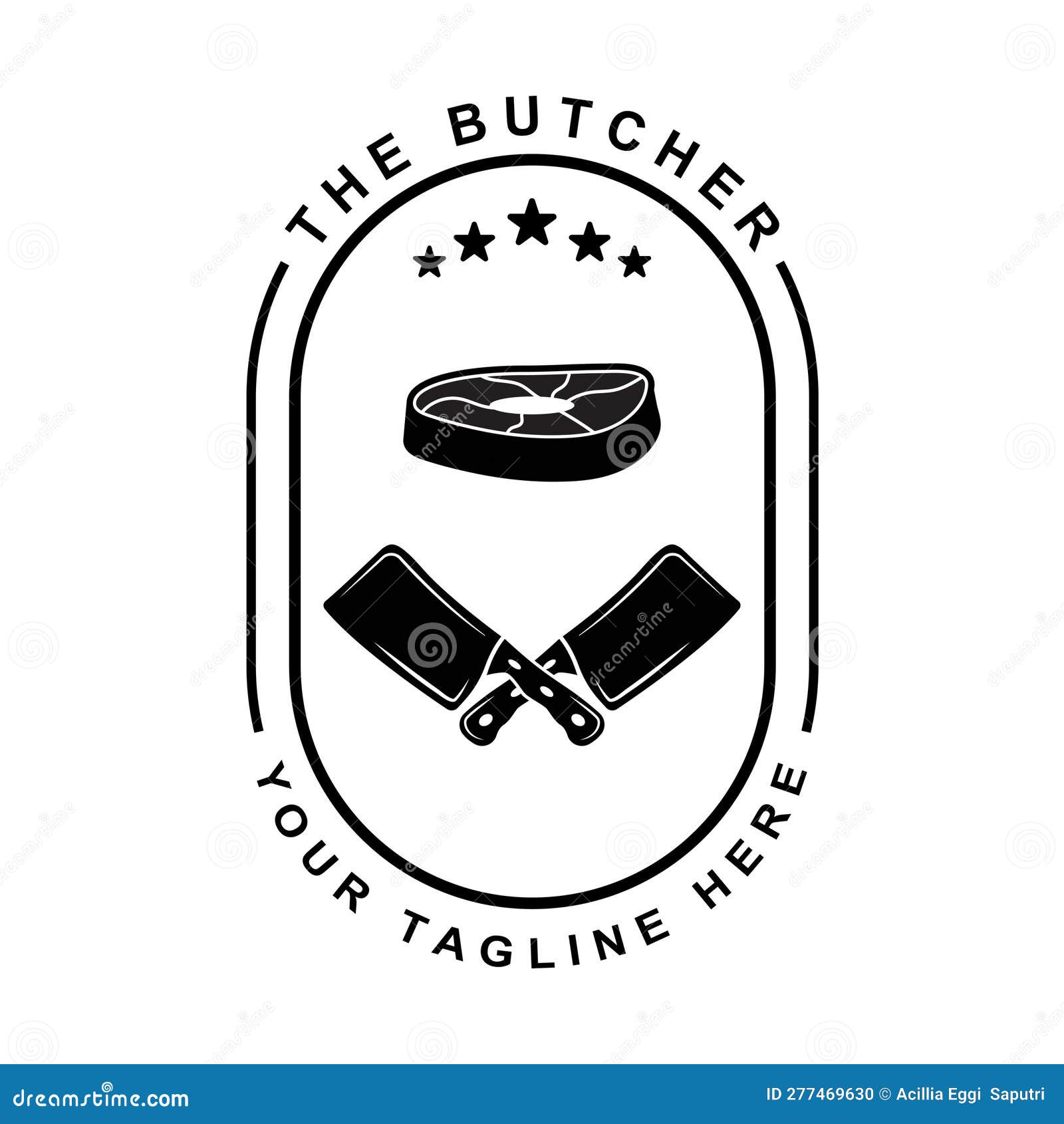 Butcher logo vector stock vector. Illustration of shop - 277469630
