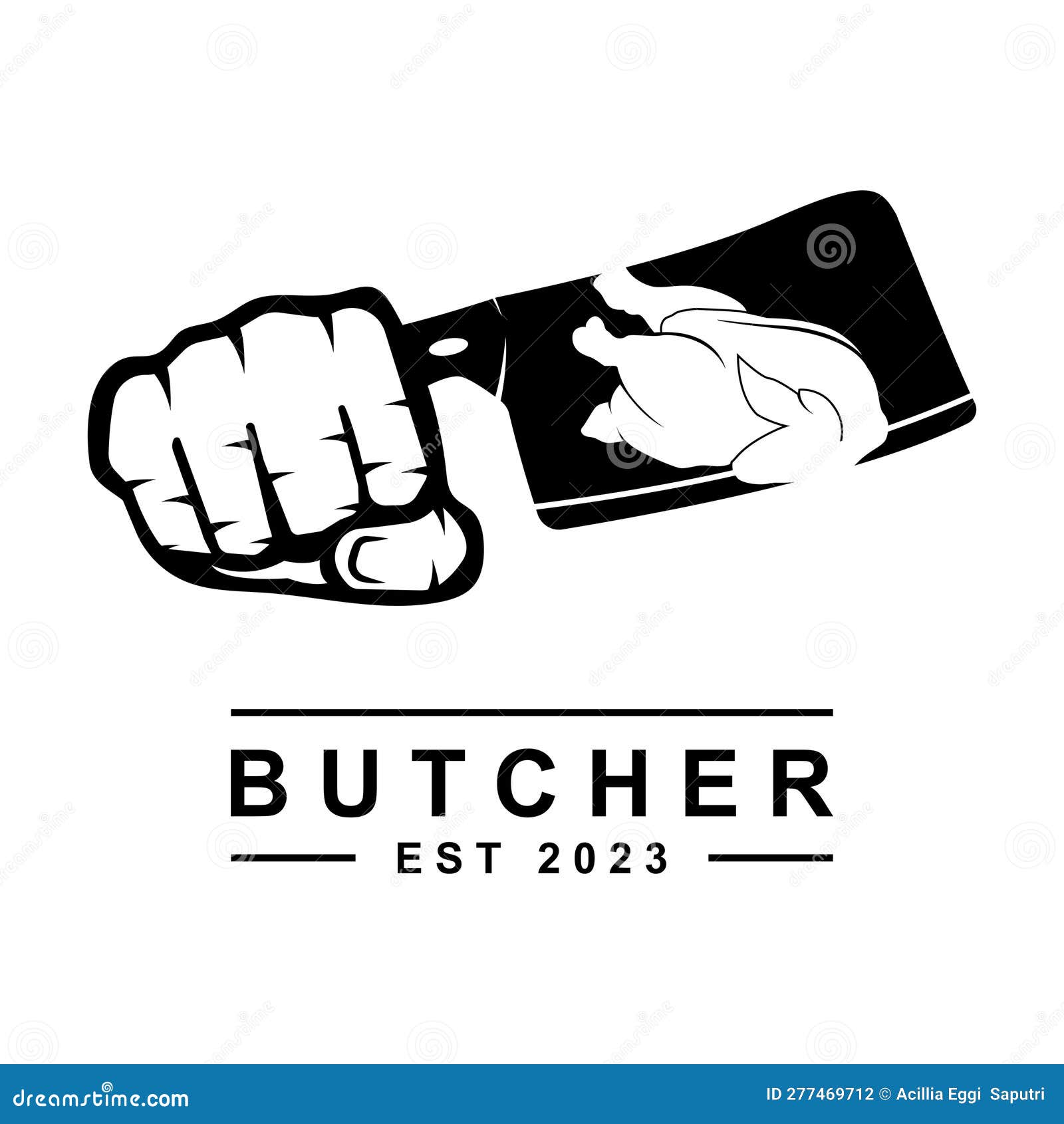 Butcher logo vector stock vector. Illustration of dinner - 277469712