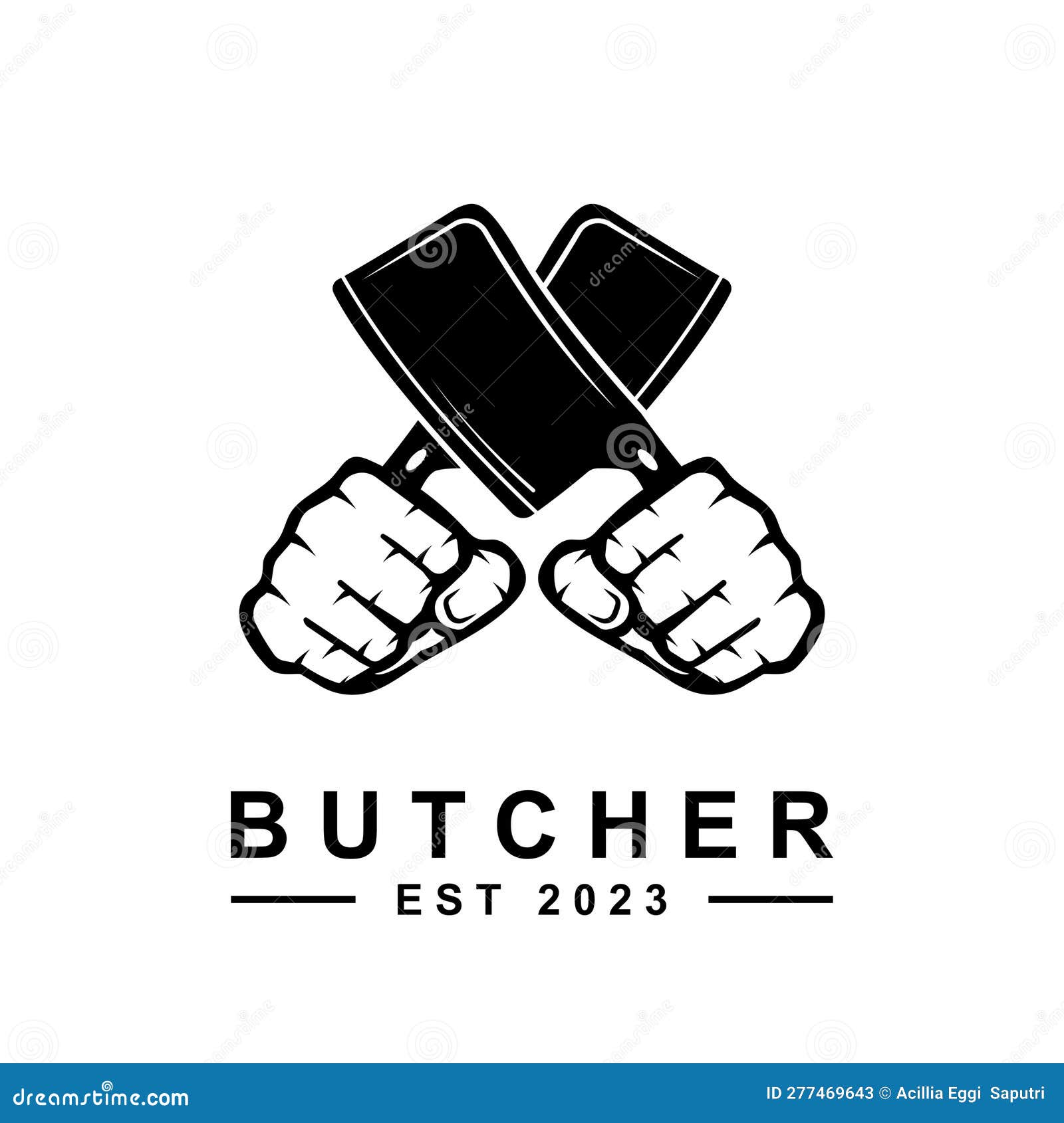 Butcher logo vector stock vector. Illustration of shop - 277469643