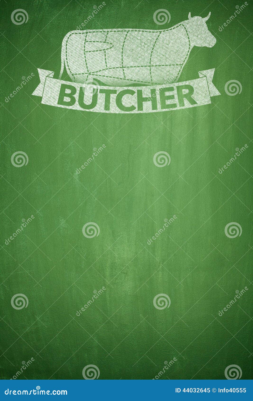Butcher menu on Blackboard stock image. Image of butchery - 44032645