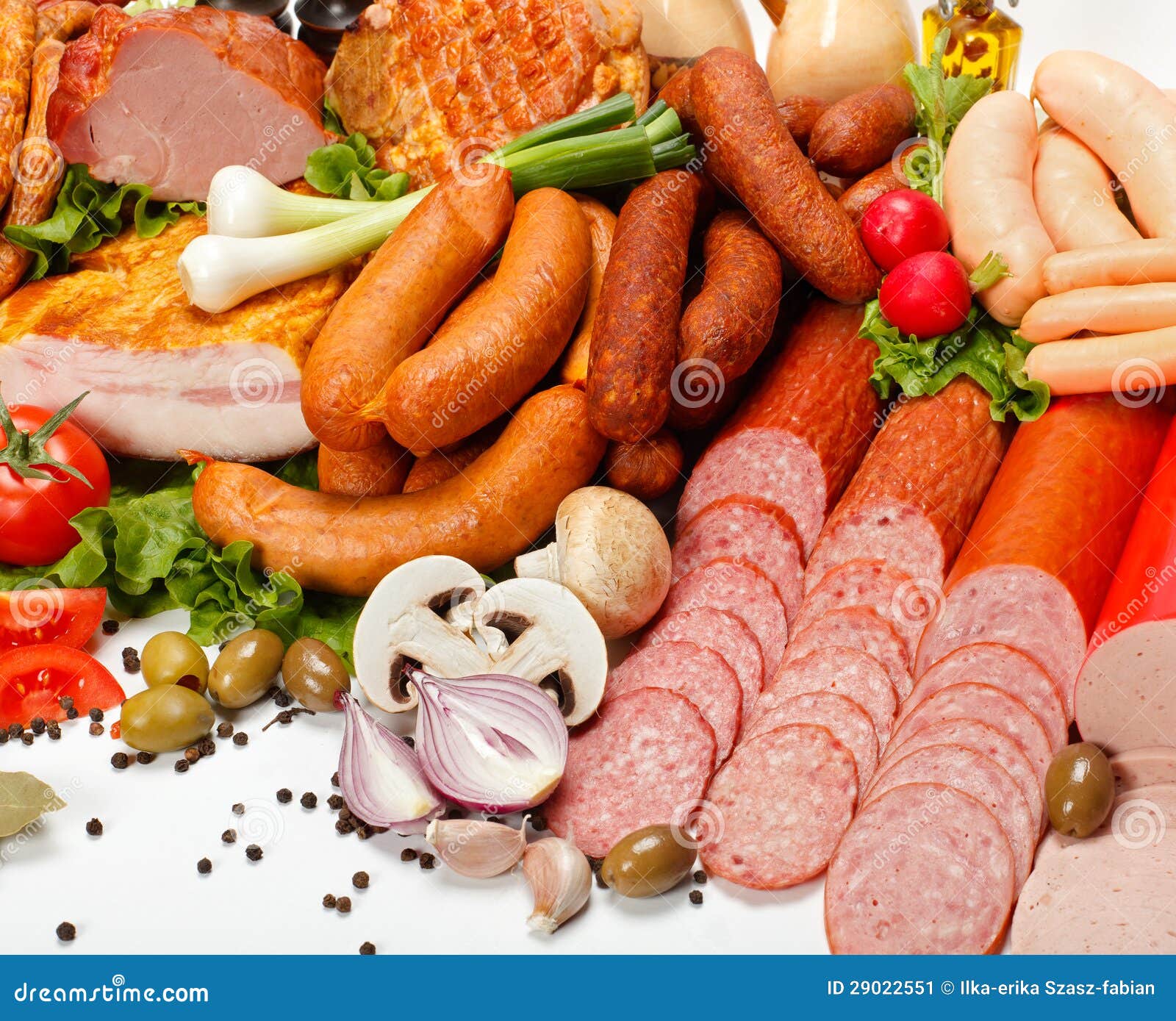 Butcher products stock image. Image of collection, stick - 29022551