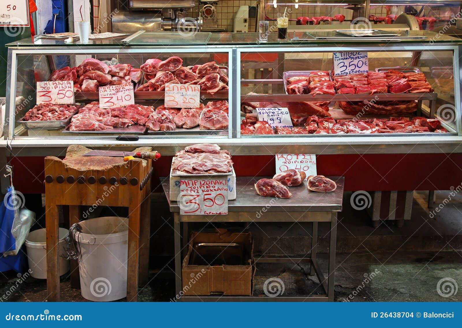Butcher stall stock photo. Image of pork, market, fresh - 26438704