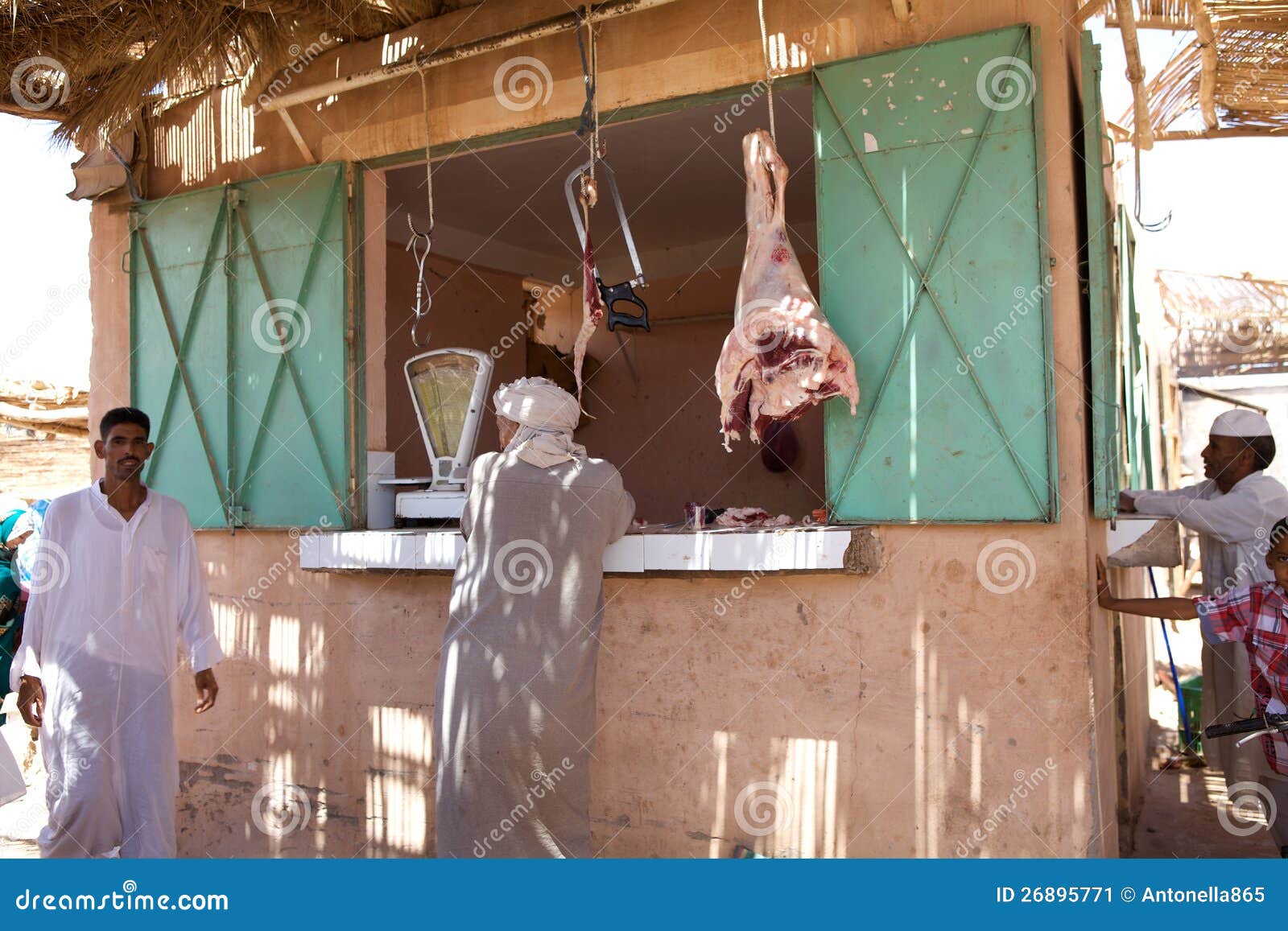 Traditional Butchery Shop In Old Ripoll Quarter Editorial Photo ...