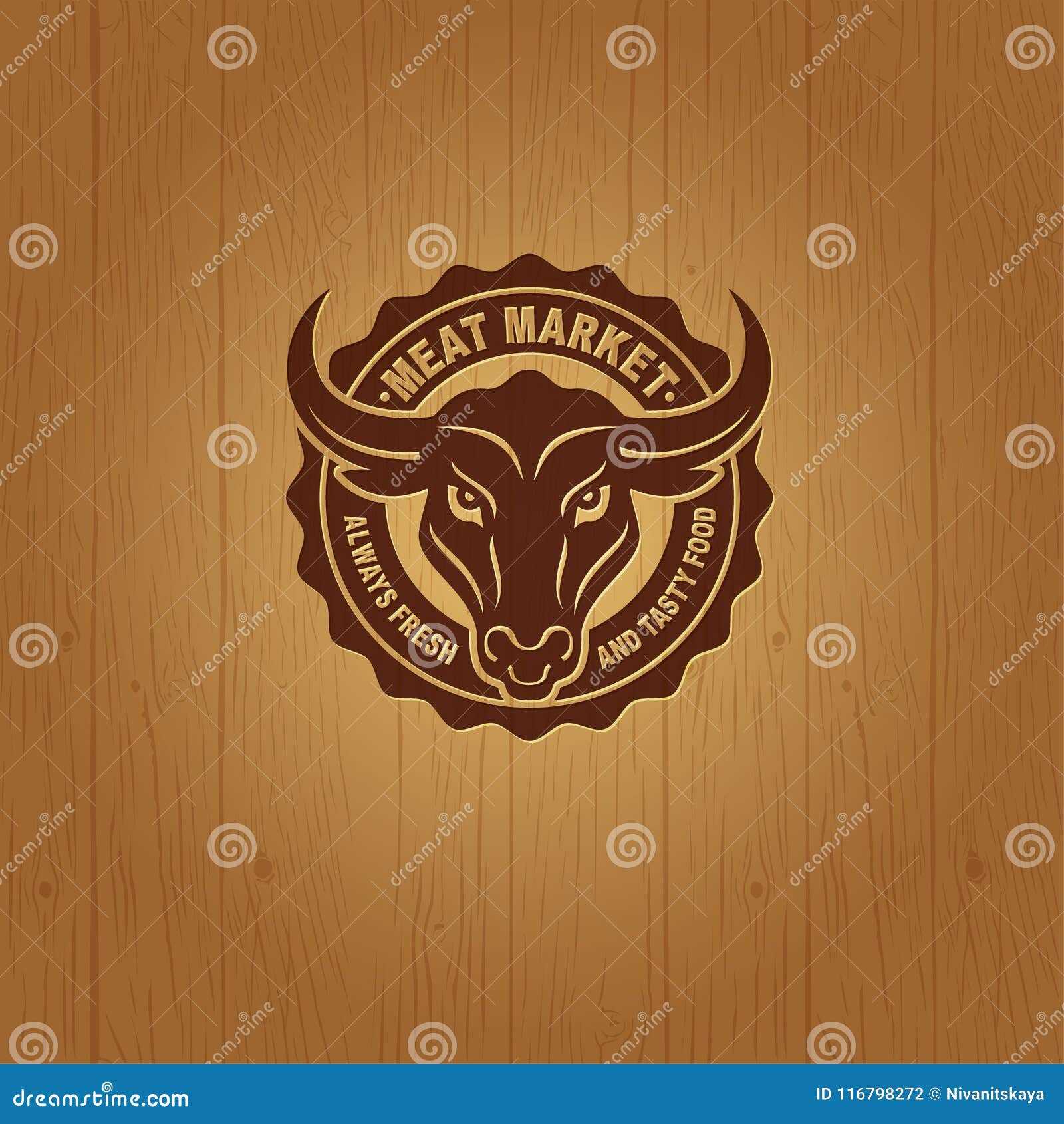 The Butchery - Vintage Logo Concept. Logo Of Butchery Meat Shop With ... The Butchery - Vintage Logo Concept. Logo Of Butchery Meat Shop With ...