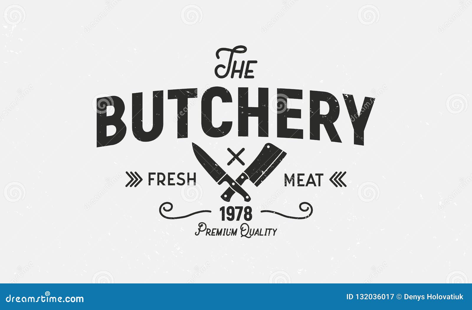 The Butchery - Vintage Logo Concept. Logo Of Butchery Meat Shop With ... The Butchery - Vintage Logo Concept. Logo Of Butchery Meat Shop With ...