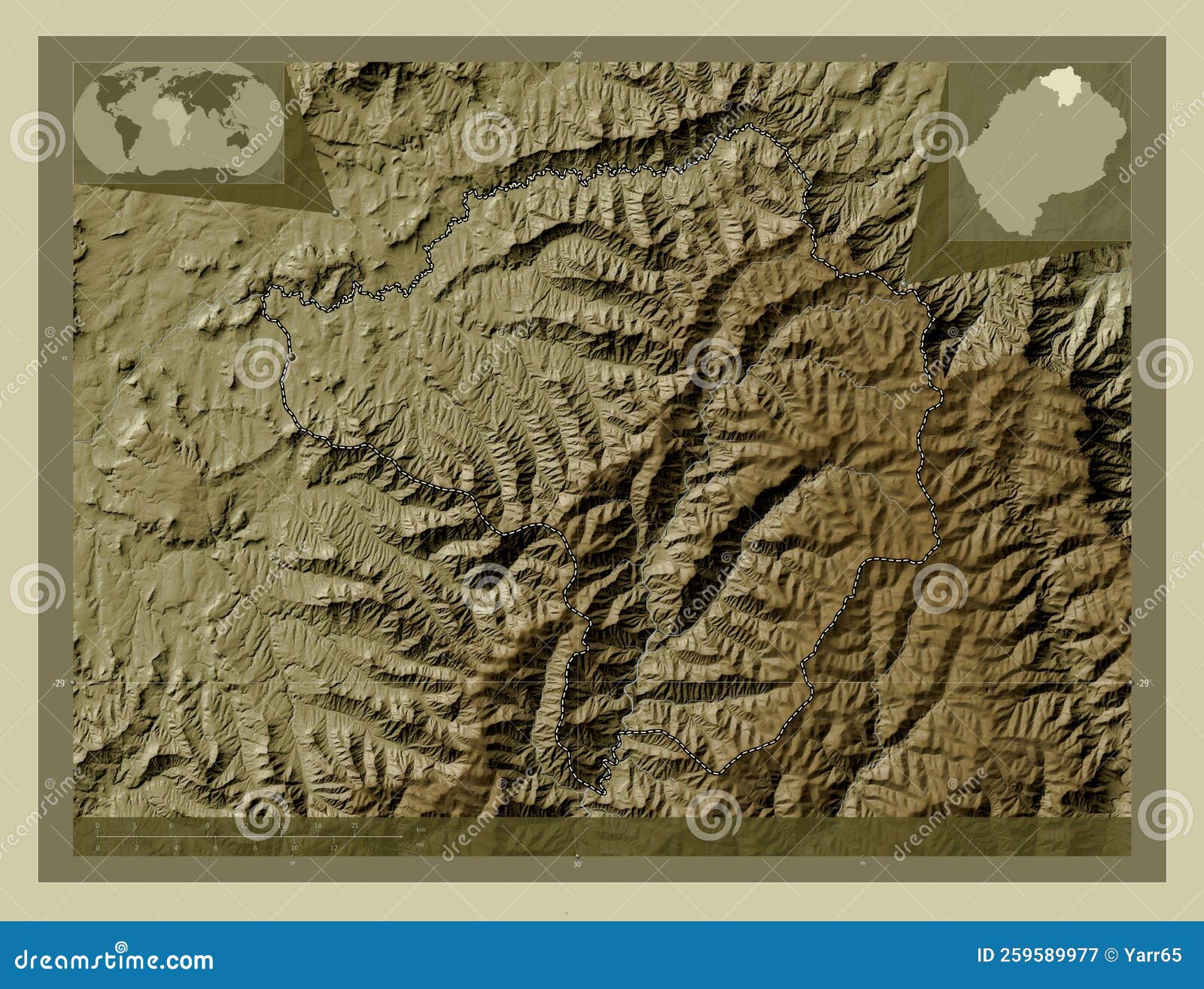 Butha-Buthe, Lesotho. Wiki. Major Cities Stock Image - Image of ...