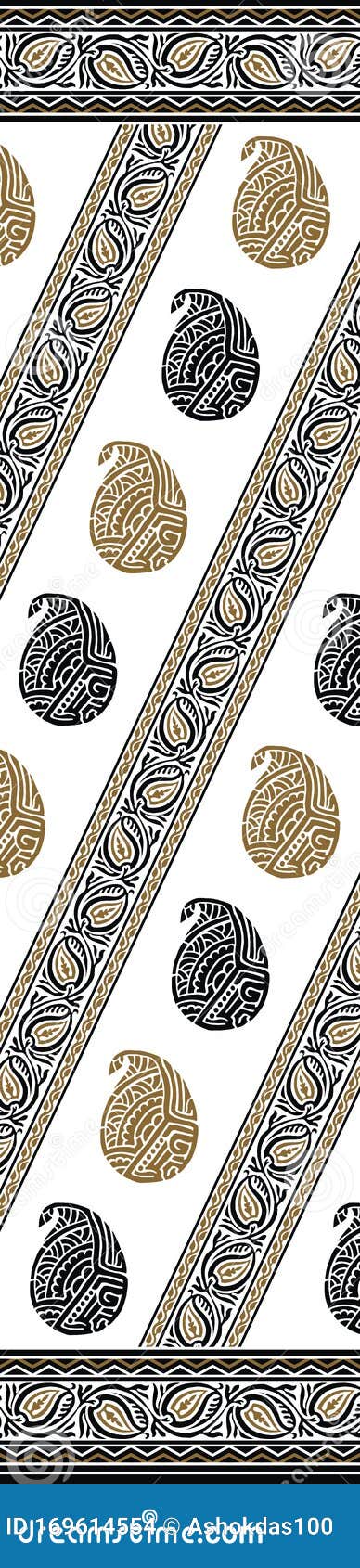 BUTI PATTERN DESIGN ALLOVER BACKGROUND for PRINT Stock Illustration ...