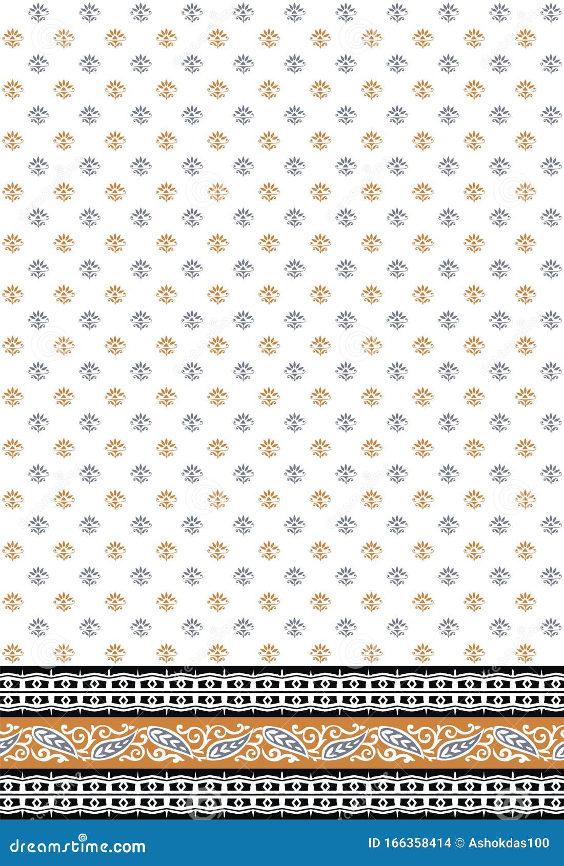 BUTI PATTERN DESIGN BACKGROUND for PRINT Stock Illustration ...