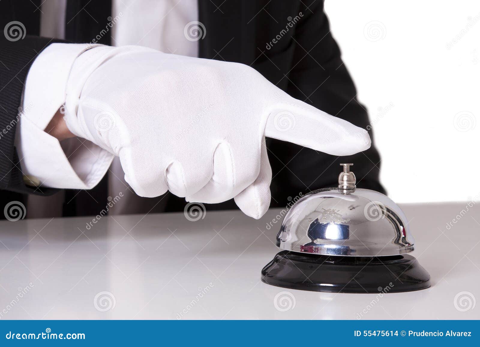 Butler bell stock photo. Image of hand, black, servant - 55475614