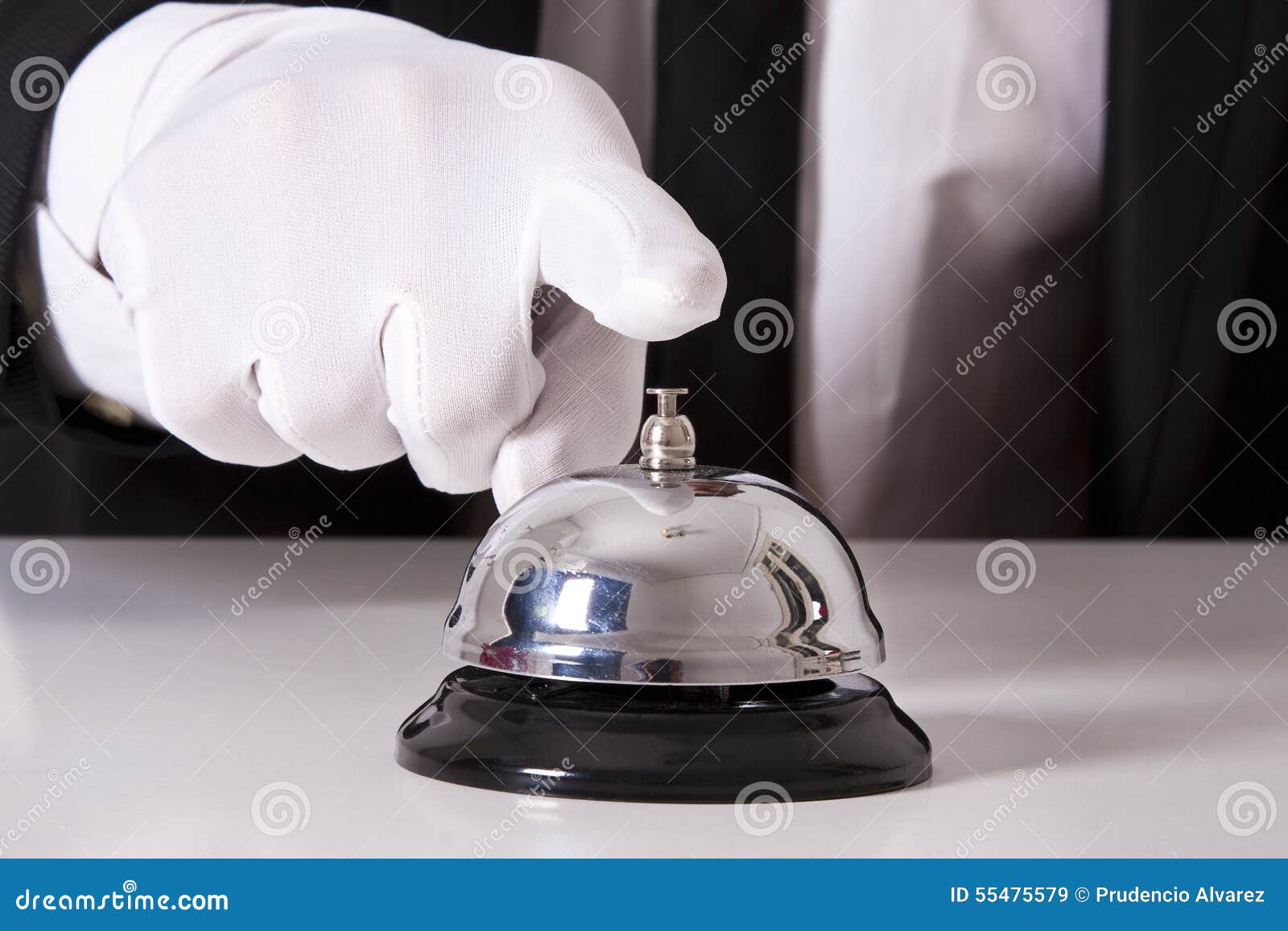Butler bell stock image. Image of bellhop, holding, finger - 55475579