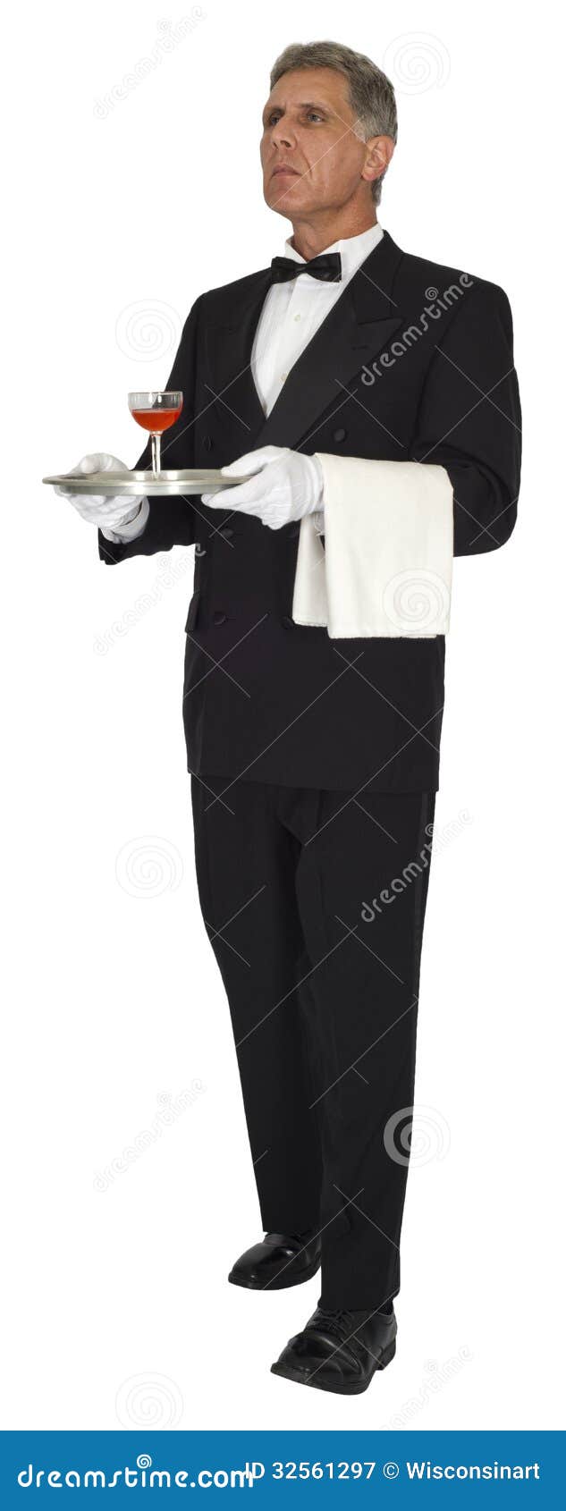 Butler, Chef-Kellner, Server, Luxus, Stellung, Lokalisiert Stockbild ...