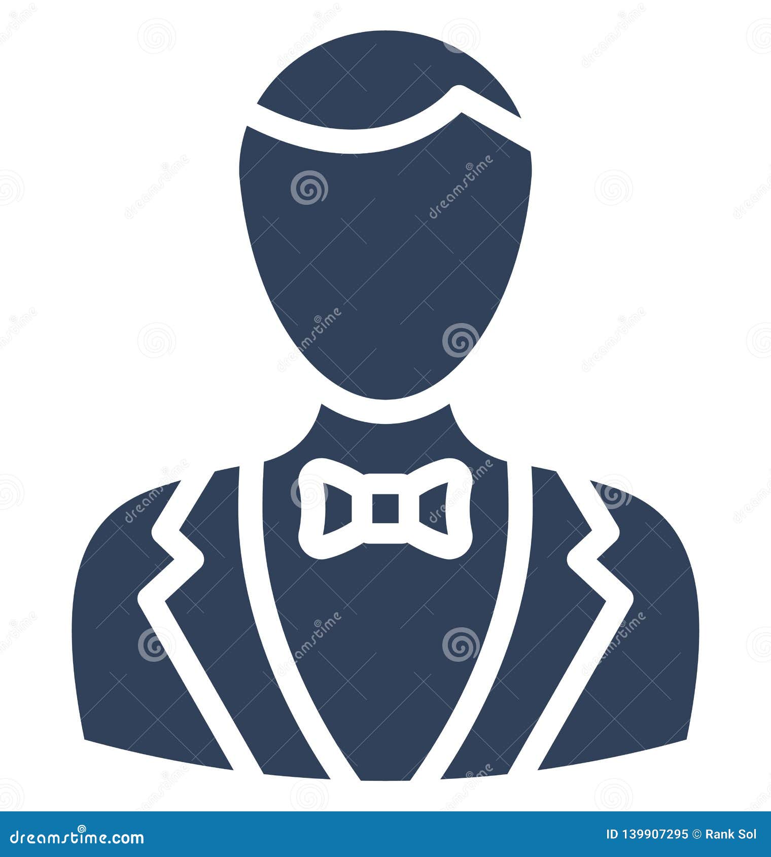 Butler Vector Icon Which Can Easily Modify or Edit Stock Vector ...