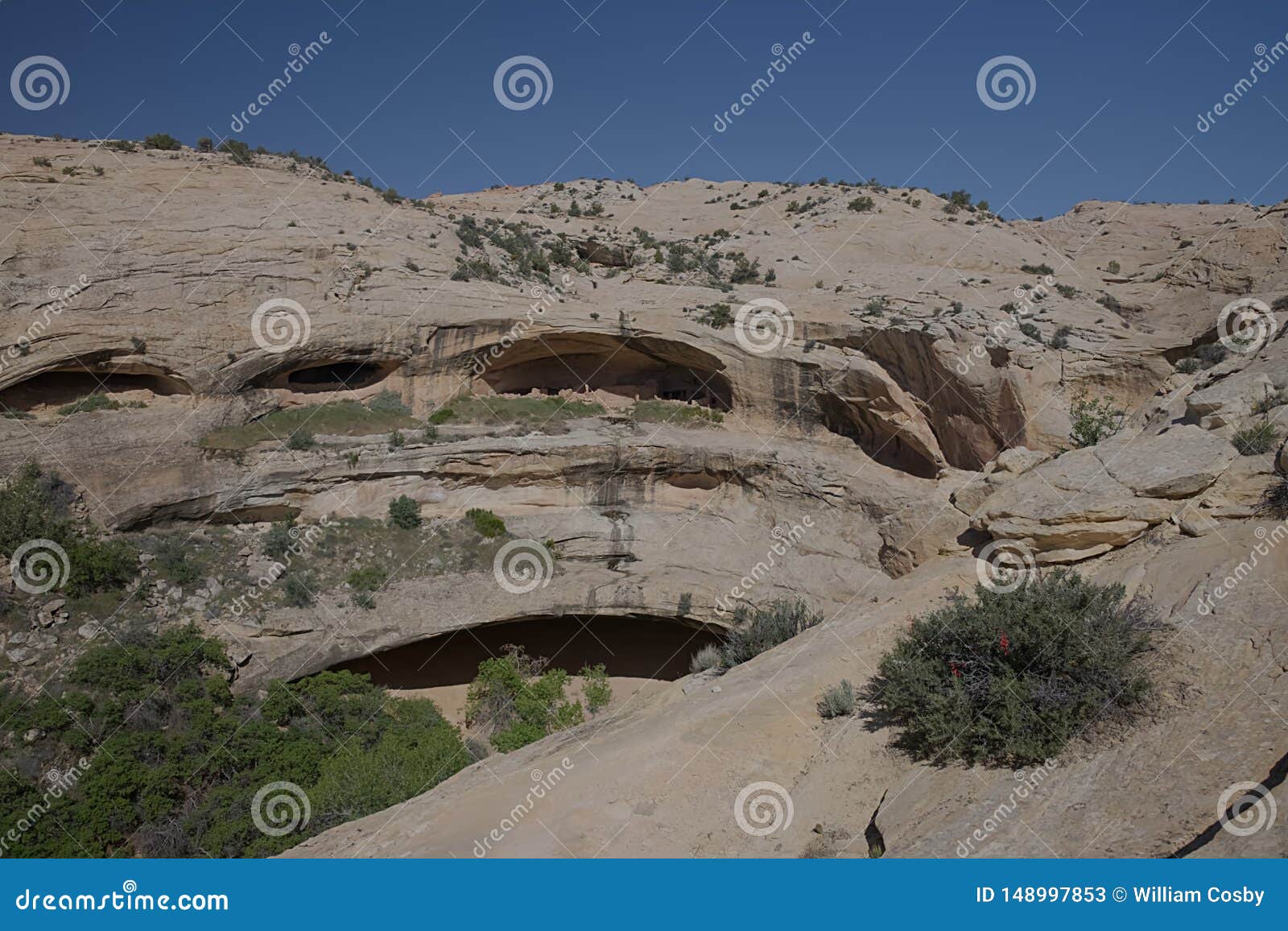 Butler Wash Ruins 3858 stock image. Image of hike, southwest - 148997853