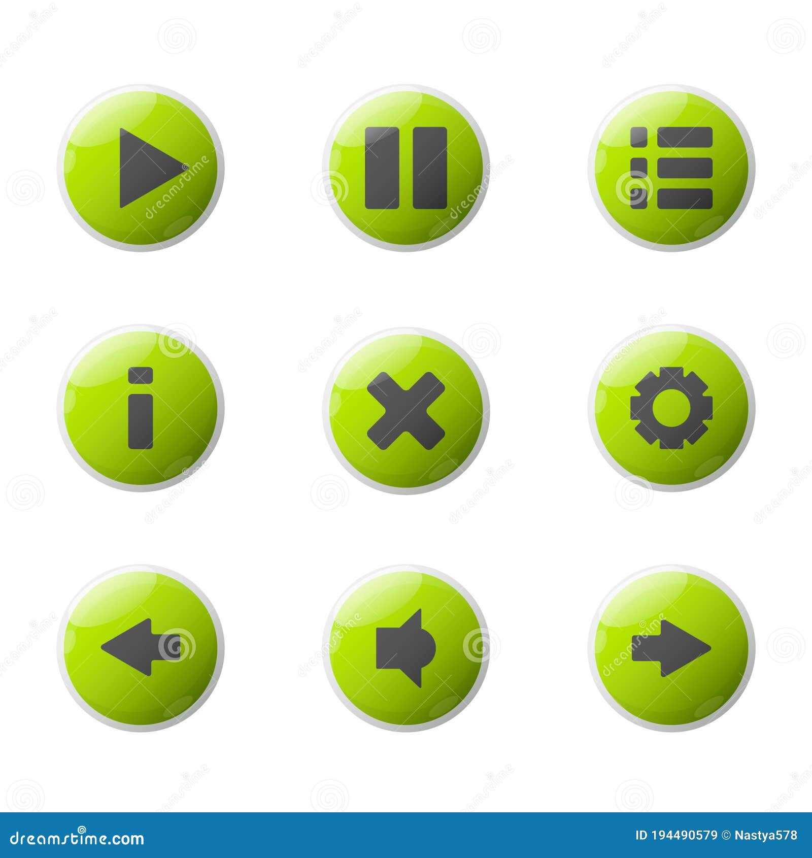 Butoon set for your ideas stock vector. Illustration of background ...