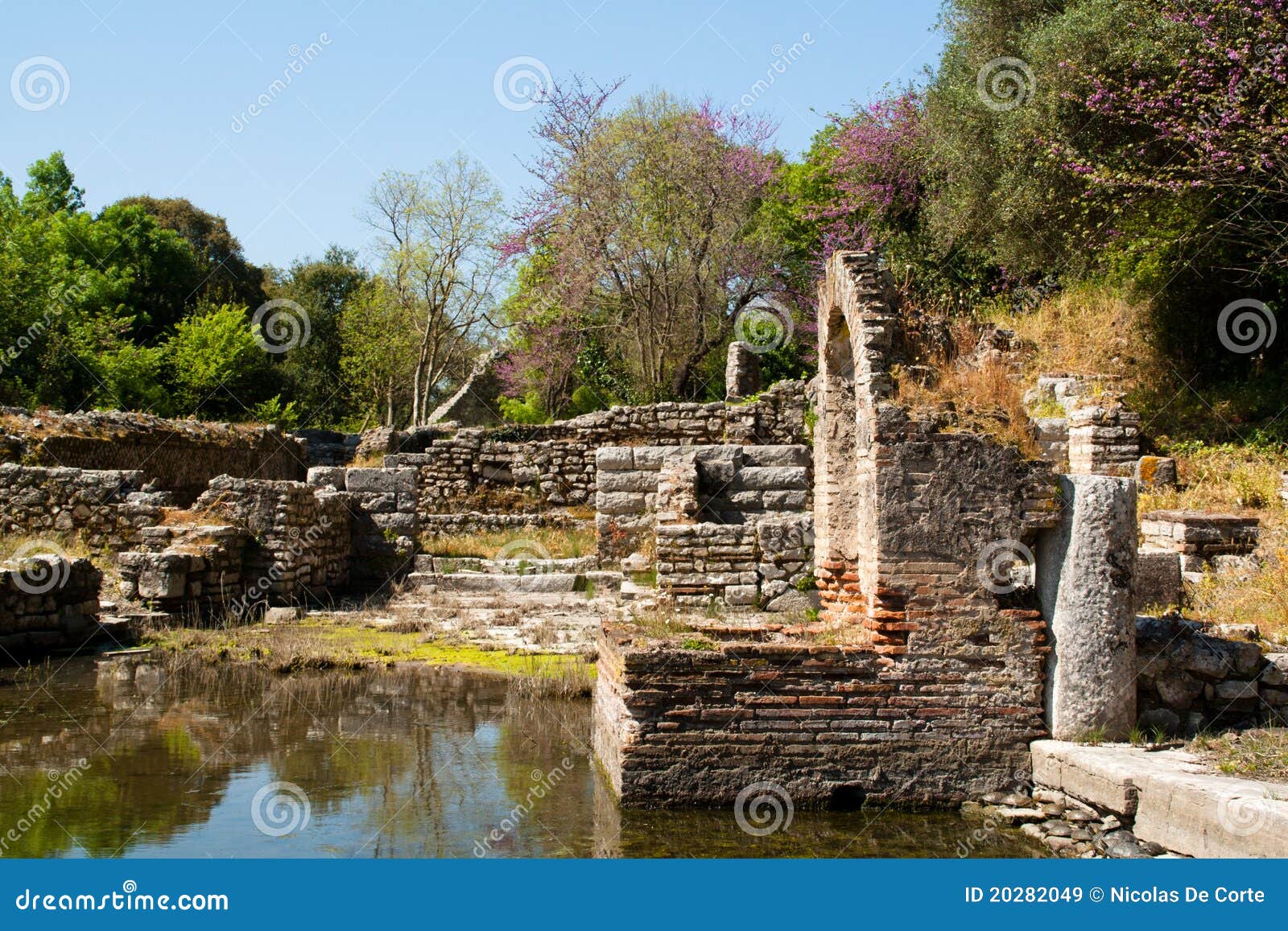 Butrint ruins, Albania stock image. Image of europe, ruin - 20282049