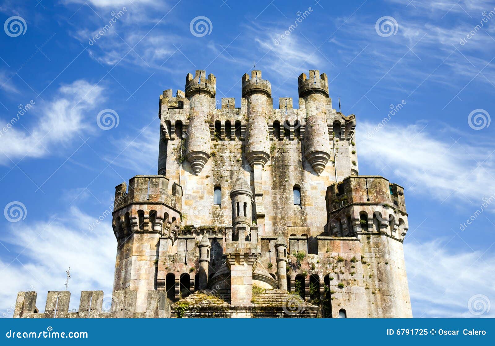 Butron Castle 1 stock image. Image of castle, sunny, facade - 6791725