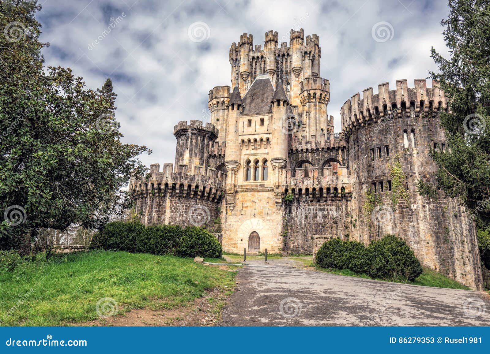 Butron Castle stock image. Image of attraction, ancient - 86279353