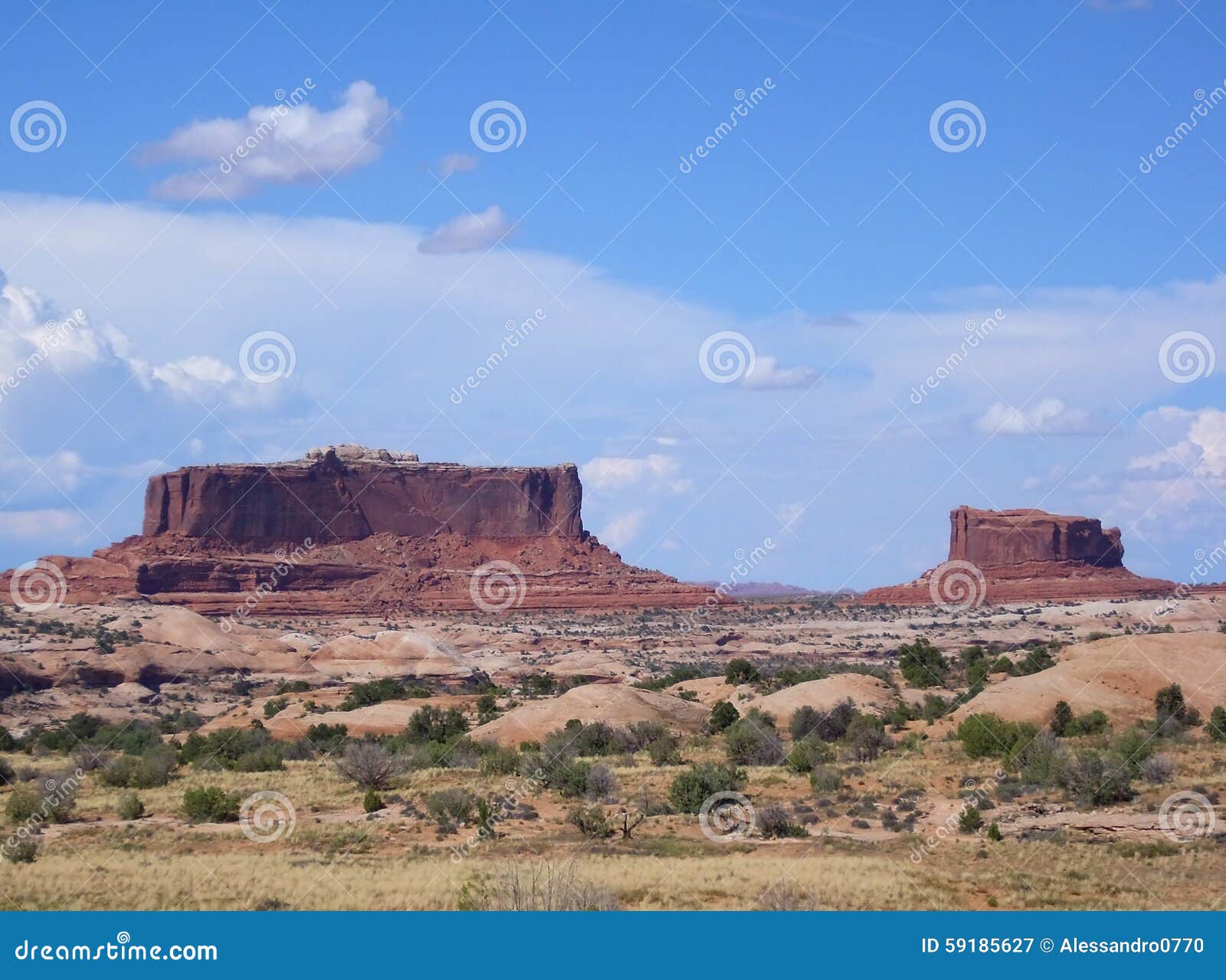 Butte in Monument Valley stock image. Image of huge, colossal - 59185627