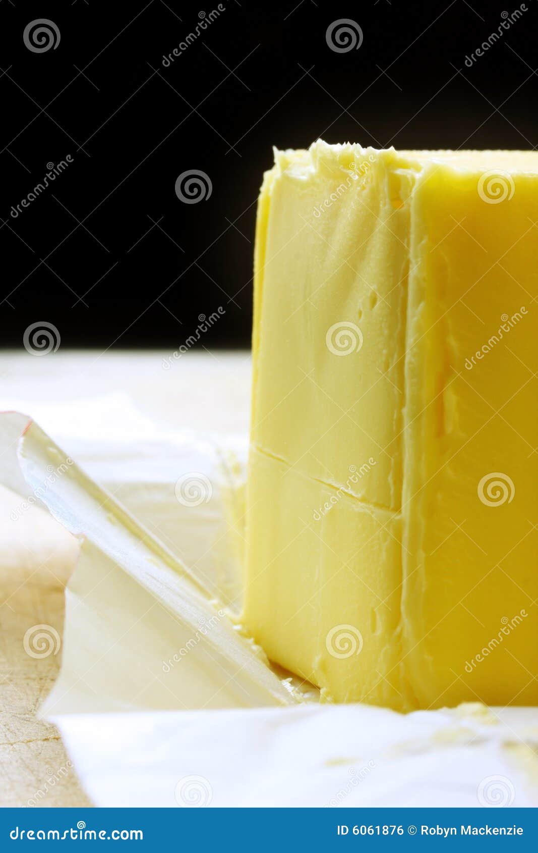 Butter stockfoto. Bild von produkt, papier, nahrung, kochen - 6061876