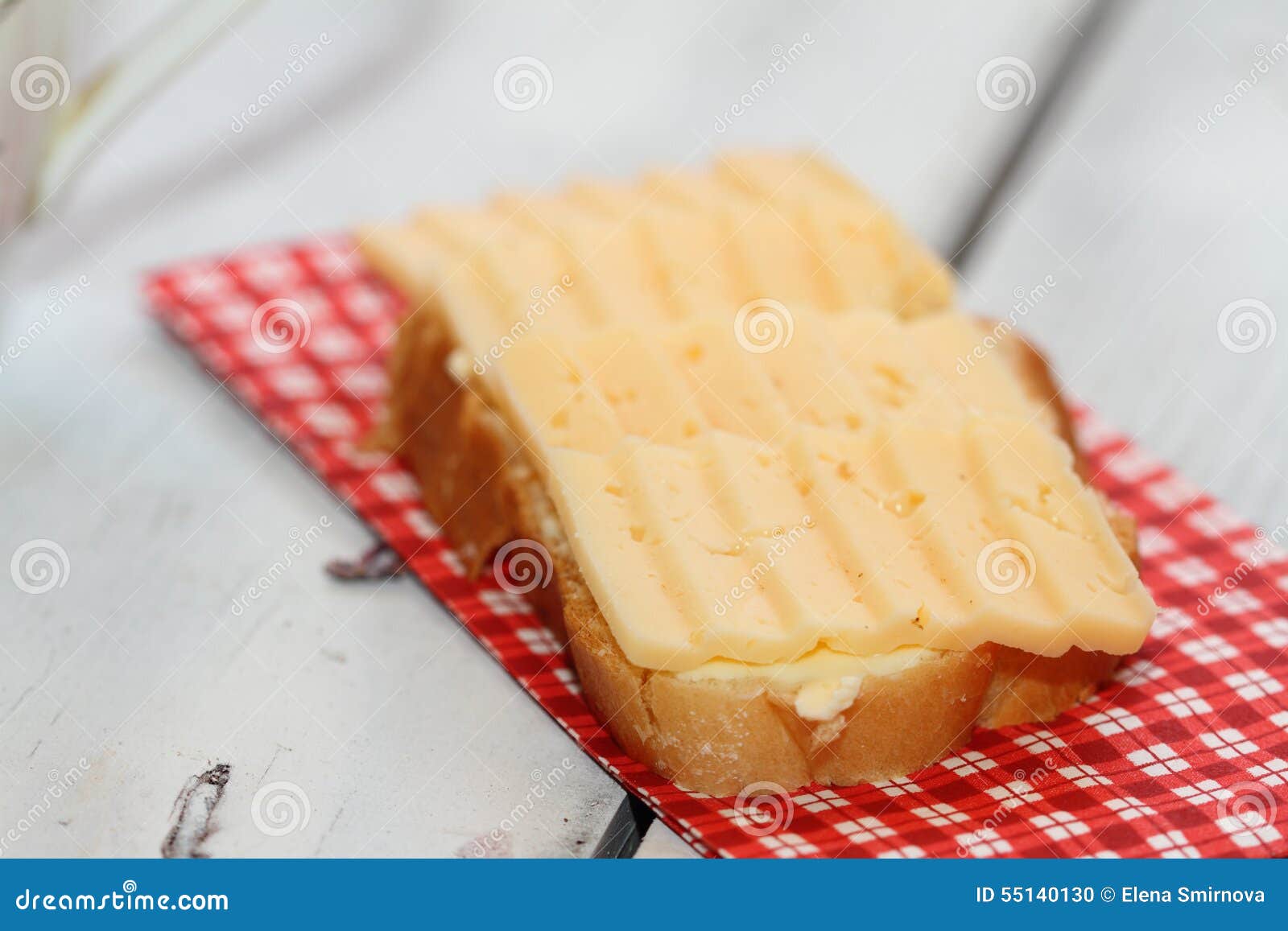 Butter and cheese sandwich stock photo. Image of white - 55140130