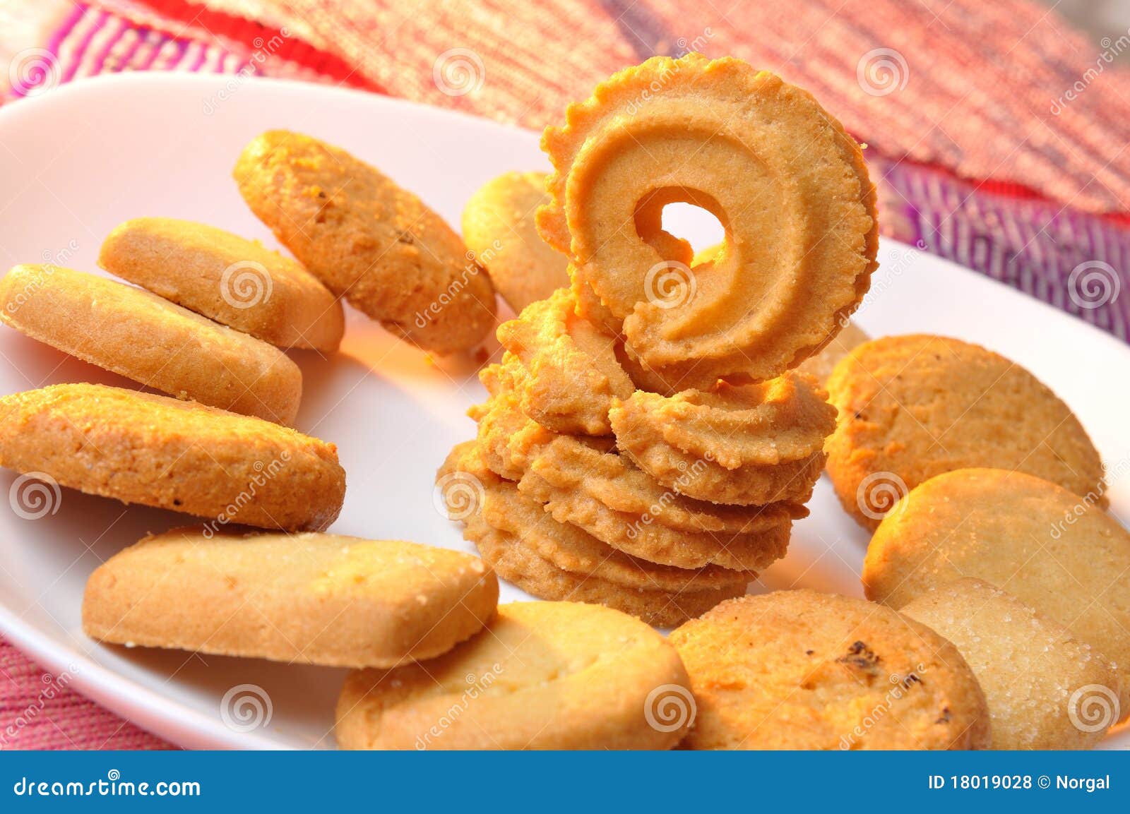 Butter Cookies stock photo. Image of fresh, cracked, macro - 18019028