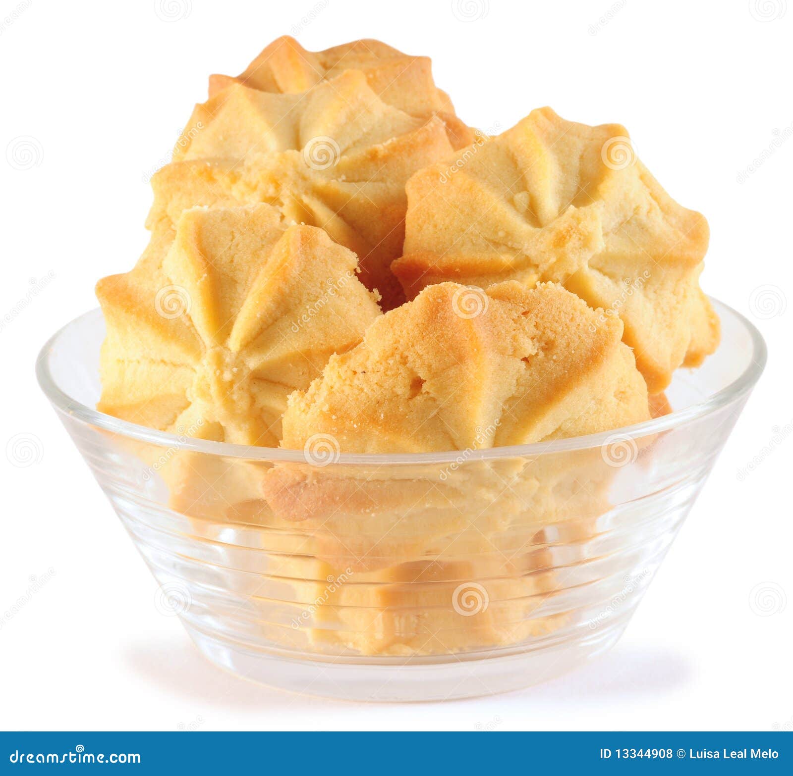 Butter cookies. Isolated stock photo. Image of food, fresh - 13344908