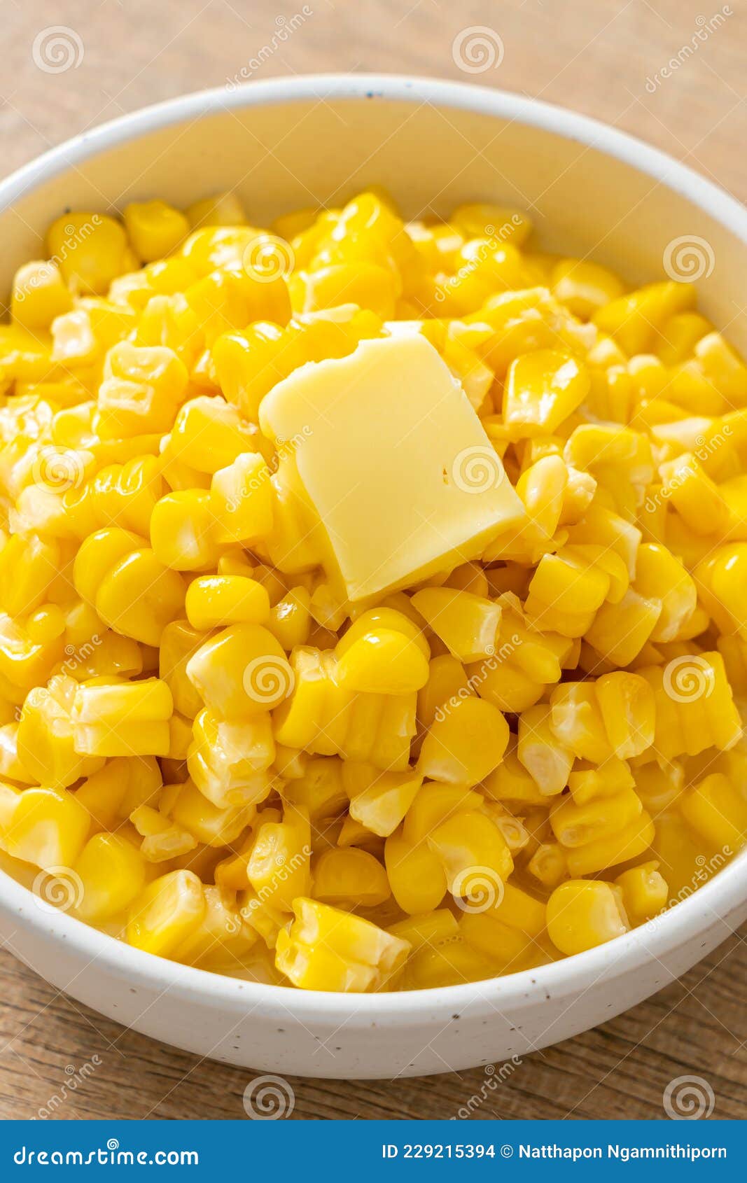 Butter corn or Sweet corn stock photo. Image of nutrition - 229215394