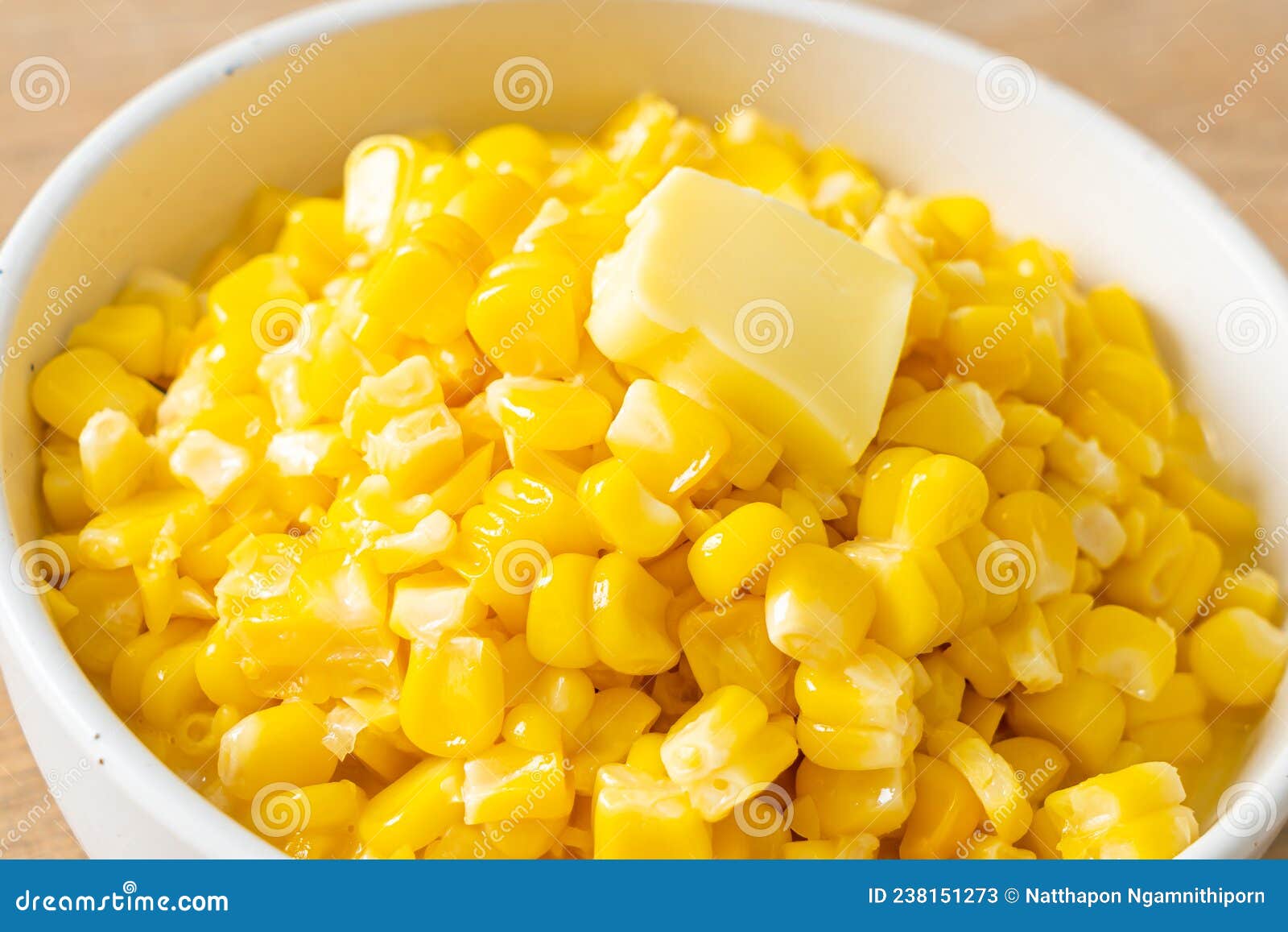 Butter corn or Sweet corn stock image. Image of buttered - 238151273