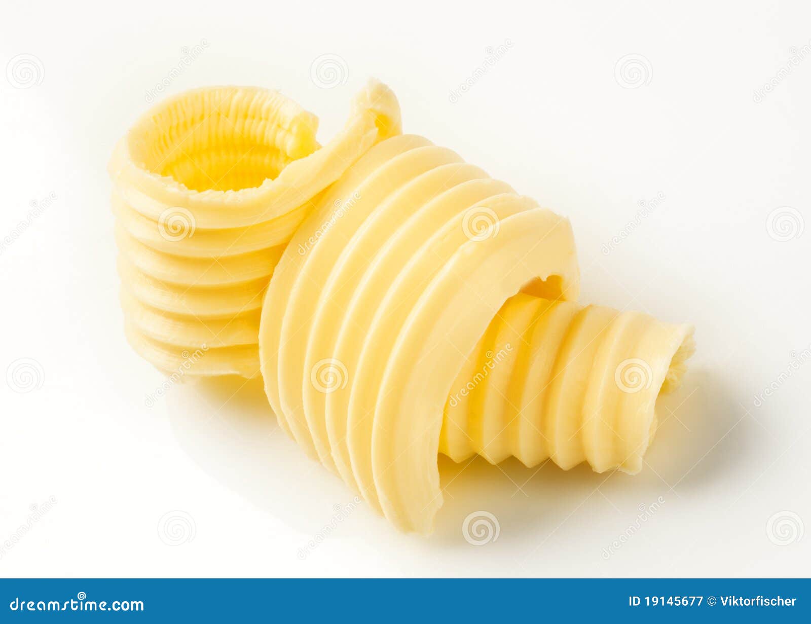 Butter curls stock image. Image of dairy, studio, margarine - 19145677