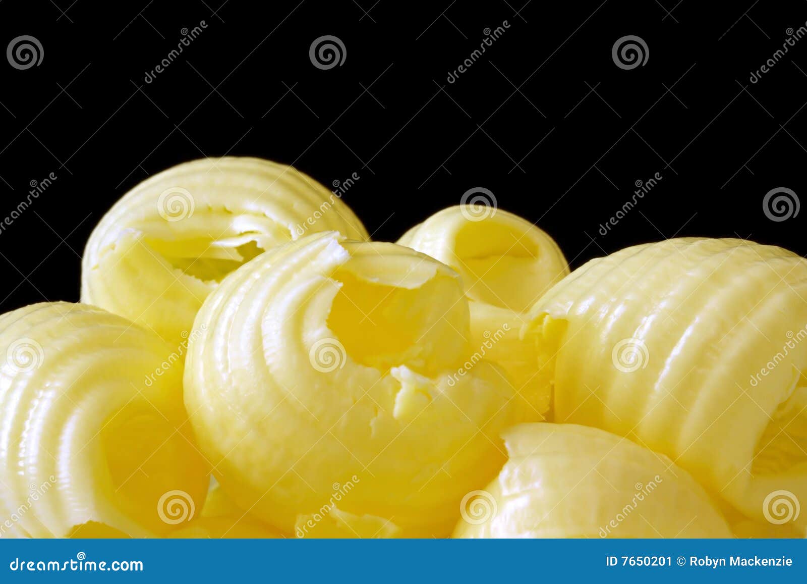Butter Curls stock image. Image of curled, yellow, macro - 7650201