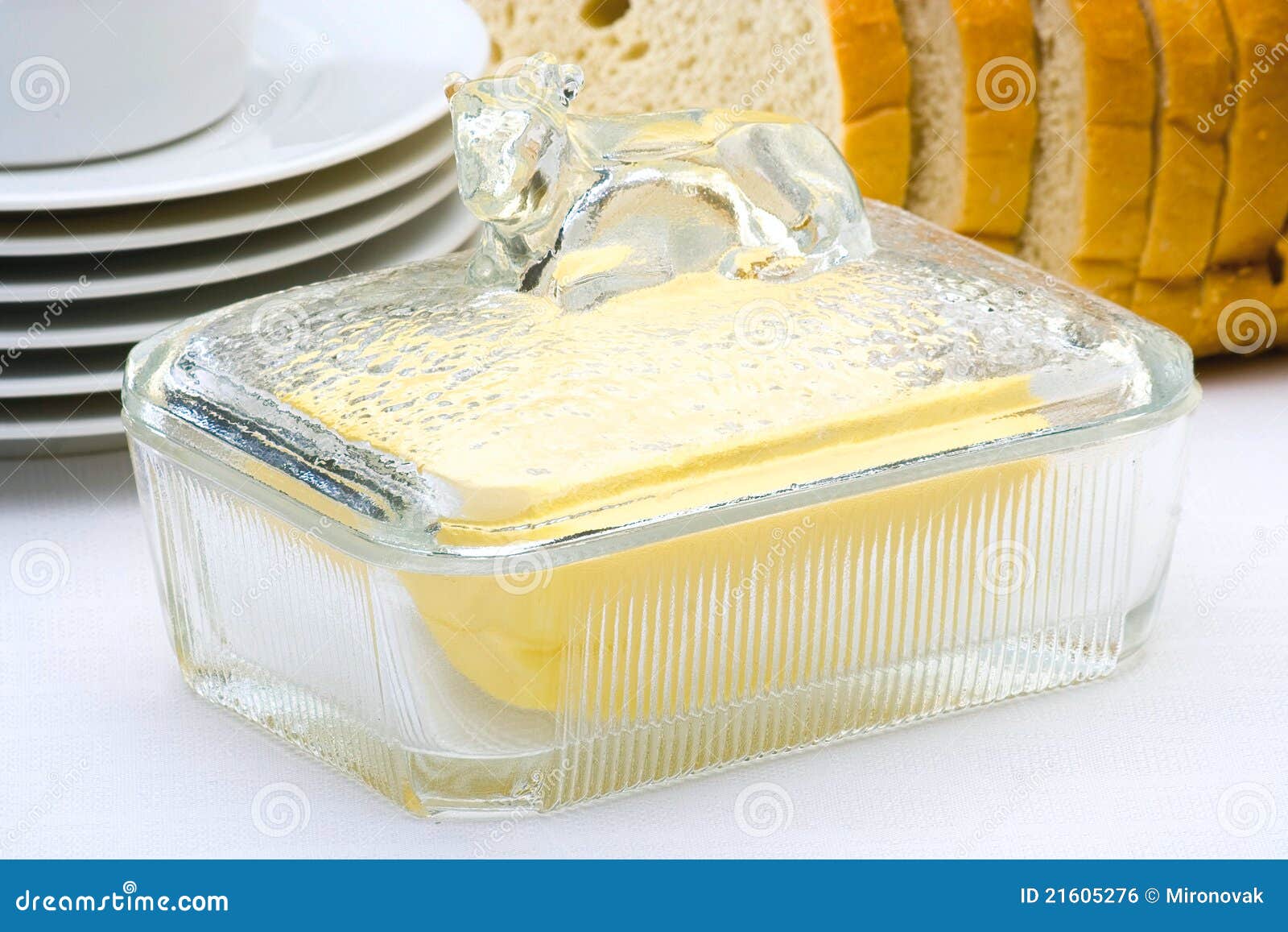 Butter dish stock photo. Image of dish, bread, plates - 21605276