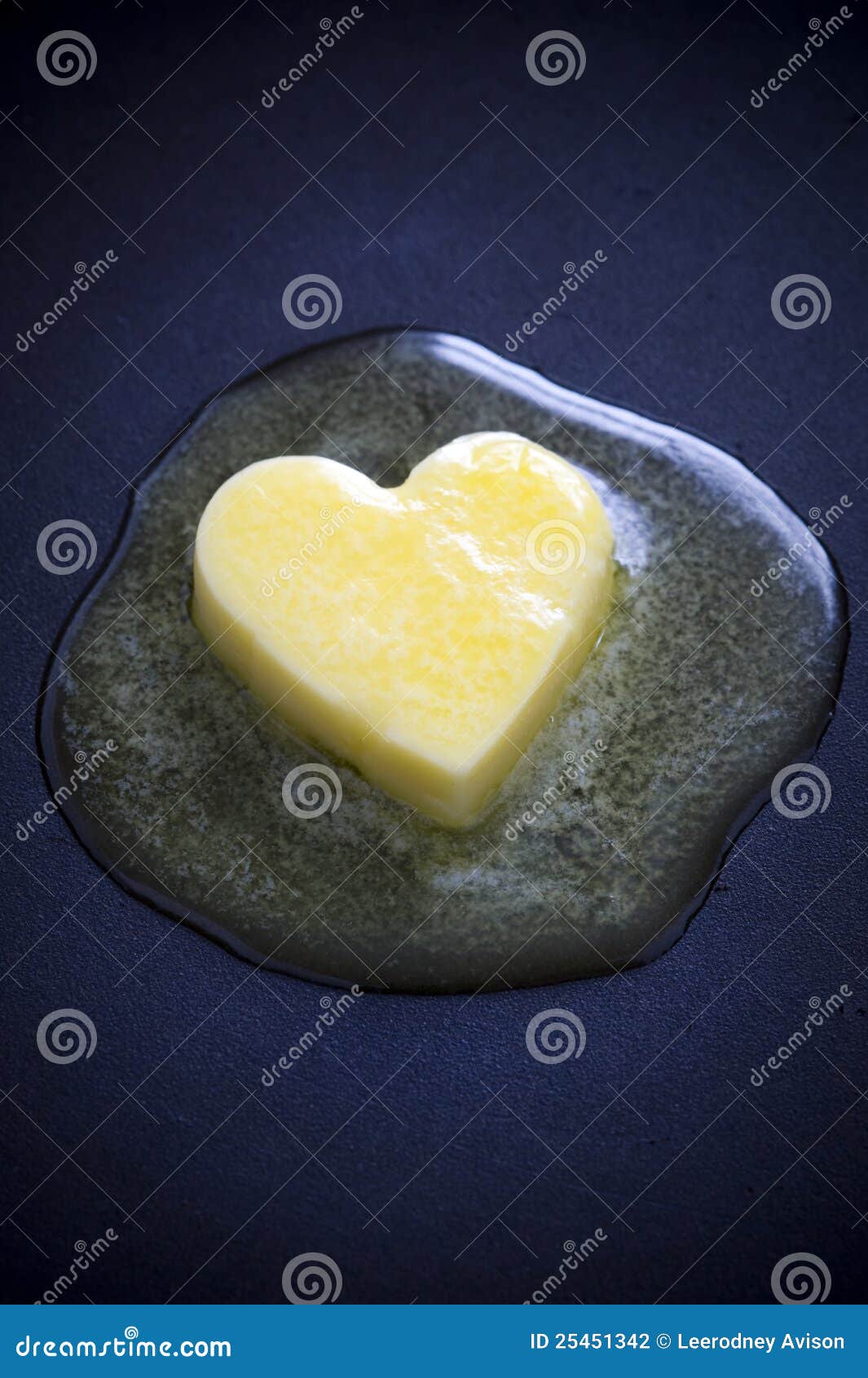 Butter heart melting stock photo. Image of saturated - 25451342