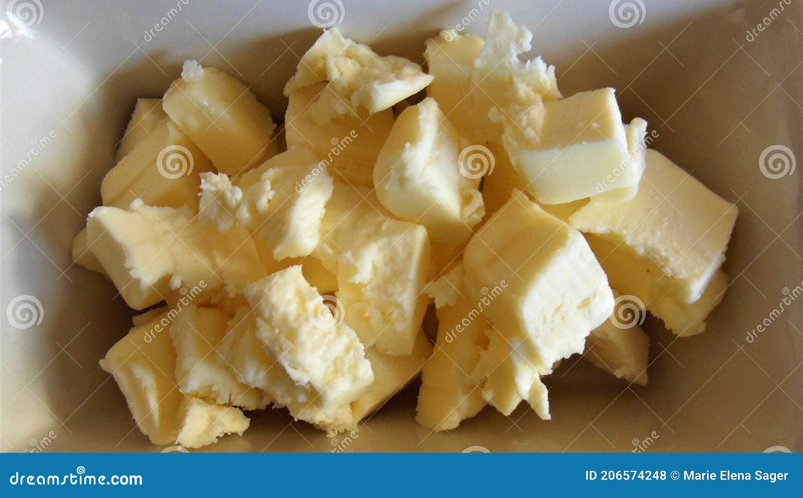 Butter Ingredient Ready for Baking Stock Photo - Image of food, dish ...