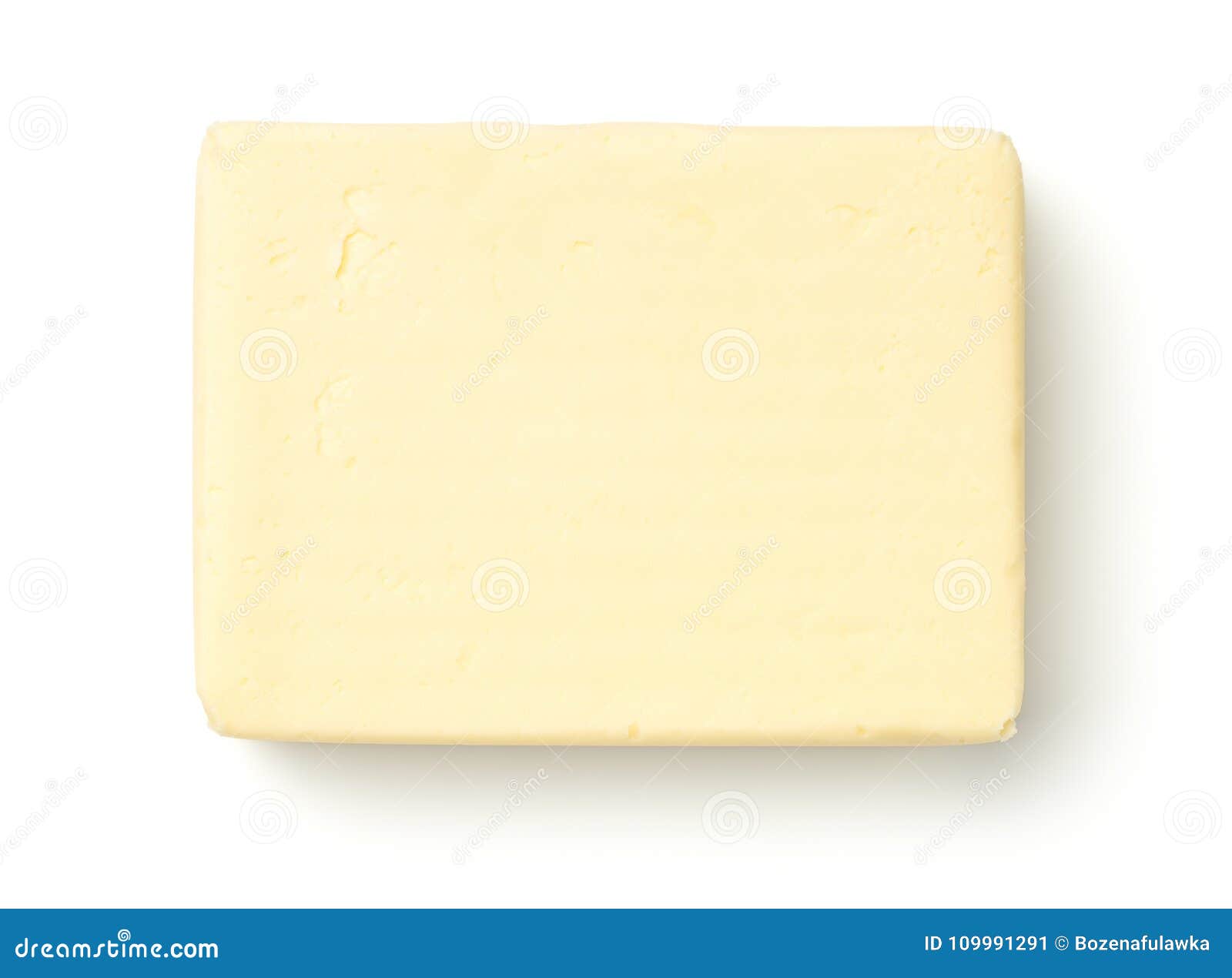 Butter Isolated on White Background Stock Image - Image of closeup ...
