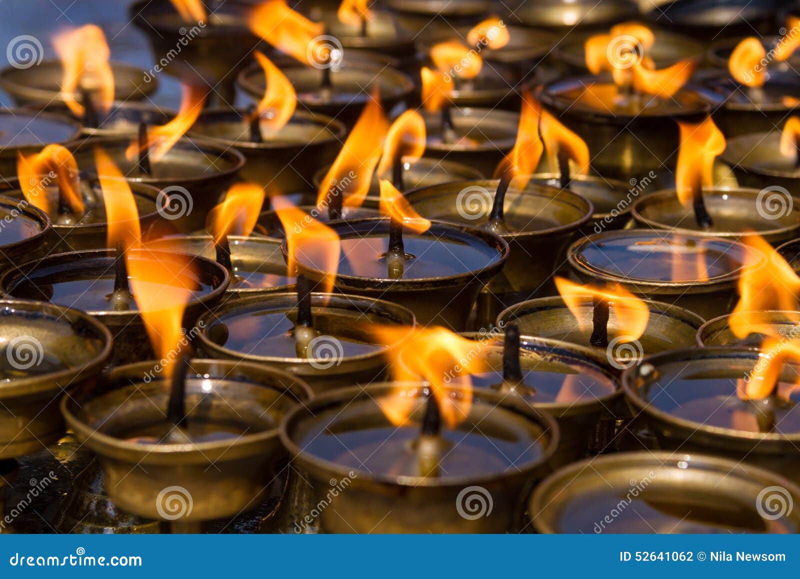 Butter Lamps stock photo. Image of burning, tibet, clarified - 52641062
