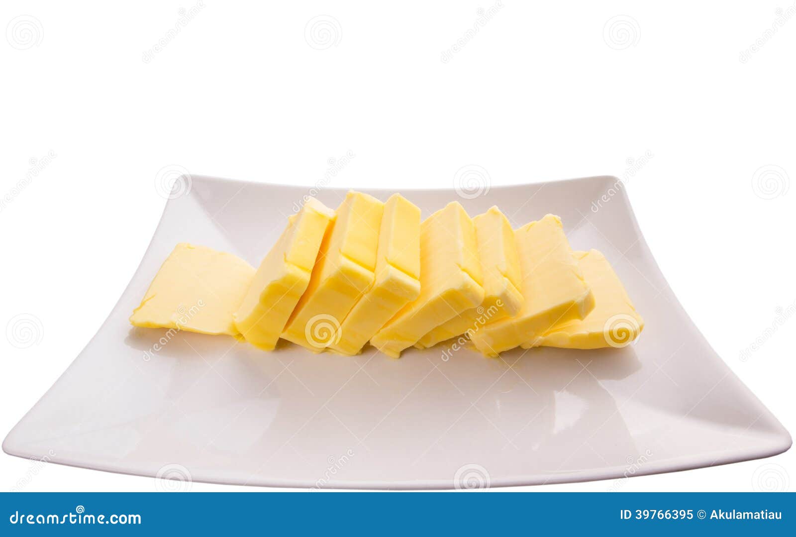 Butter Slices III stock image. Image of studio, oily - 39766395