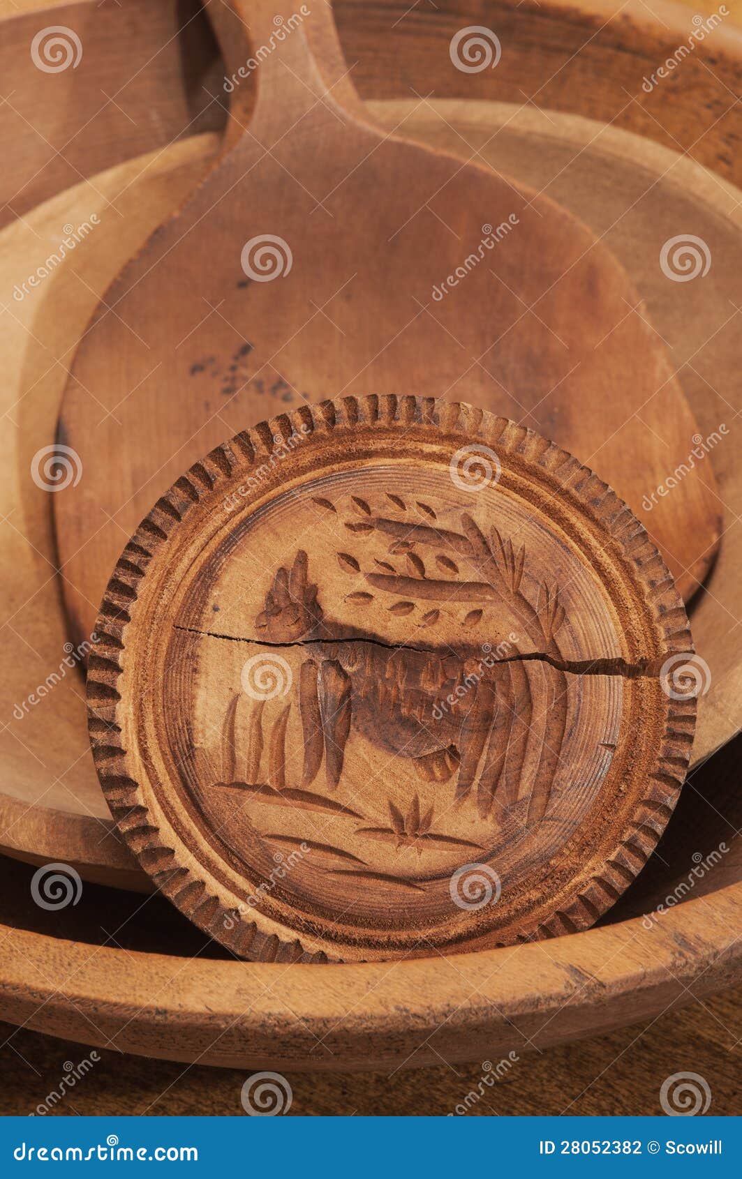 Butter Stamp stock photo. Image of antique, aged, homemade - 28052382