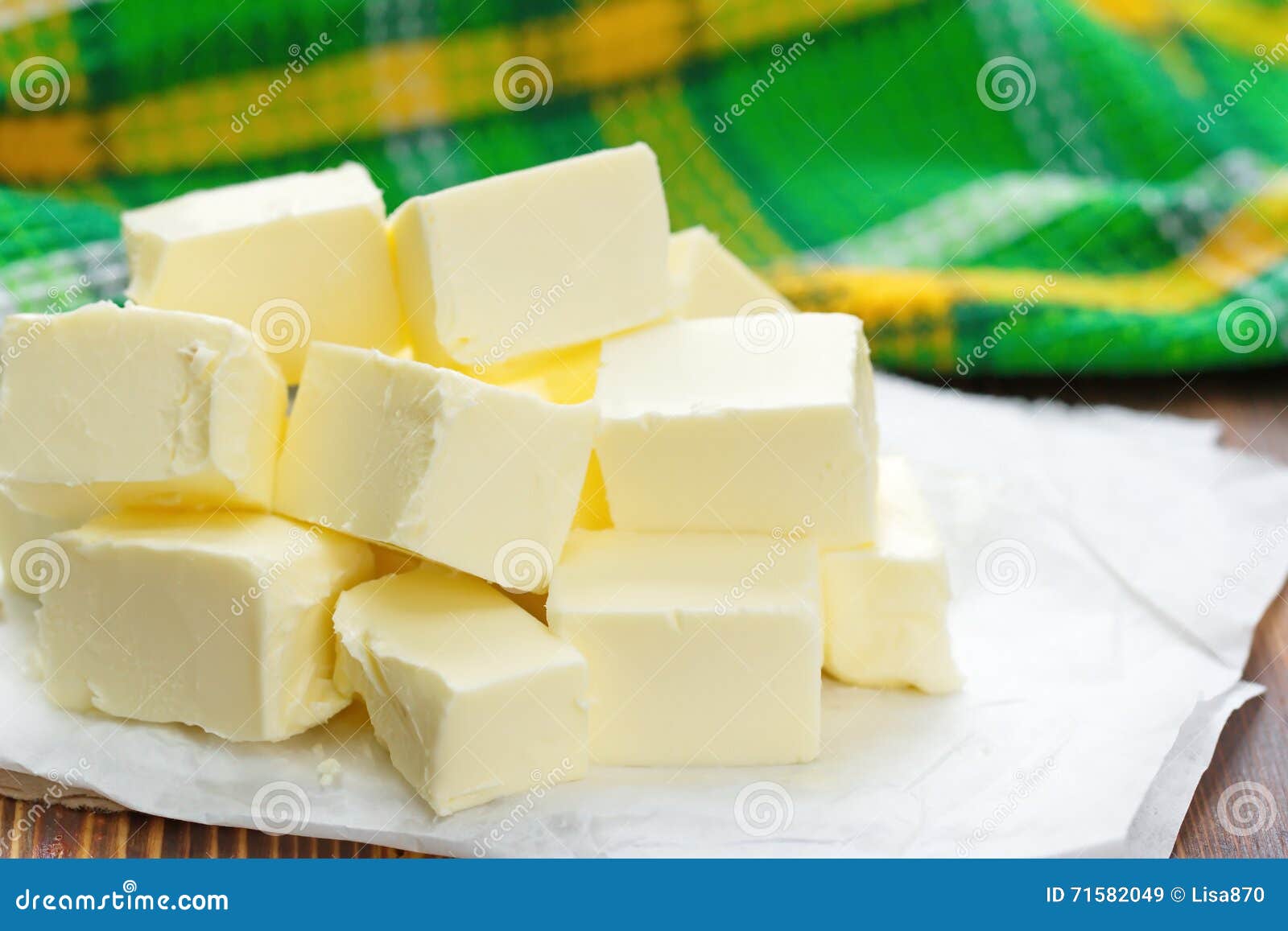 Butter on the table stock image. Image of cholesterol - 71582049