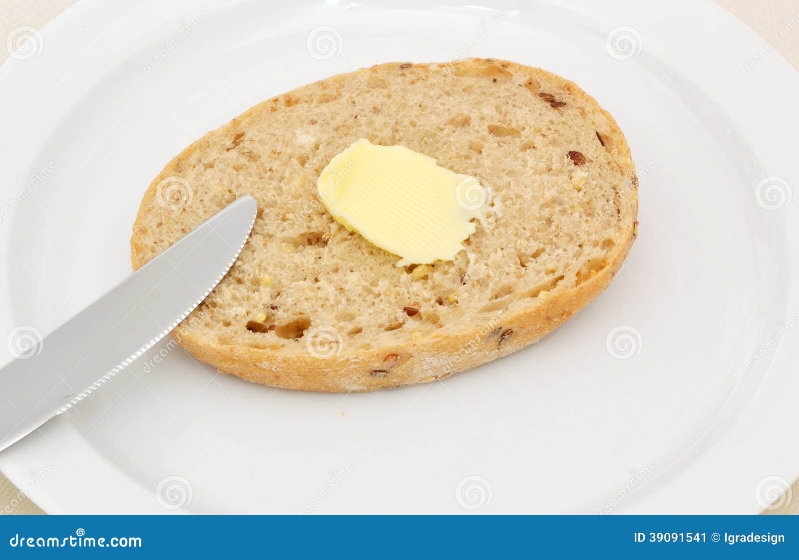 Butter und Brot stockbild. Bild von butter, brot, verbreitung - 39091541