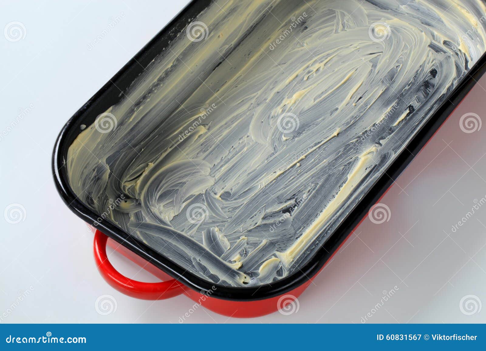 Buttered baking pan stock image. Image of tray, food - 60831567