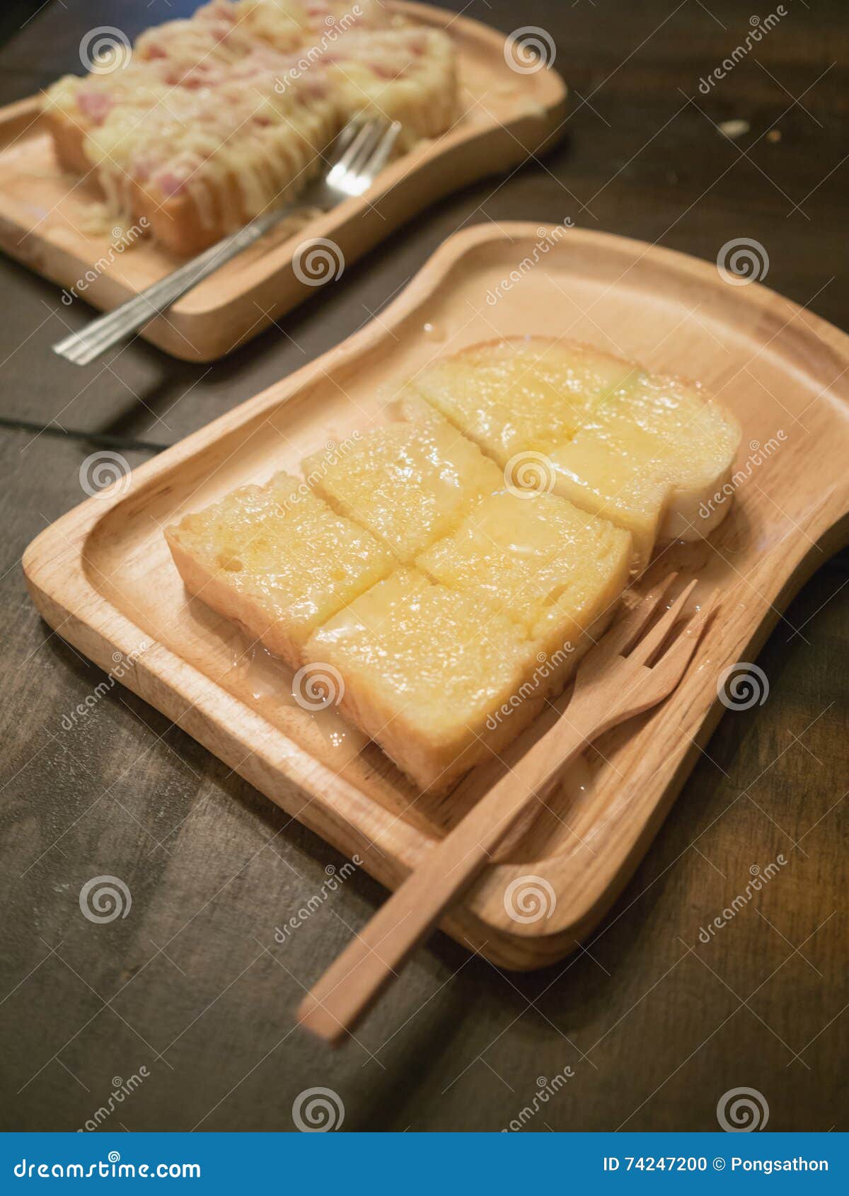Buttered toast stock photo. Image of food, breakfast - 74247200