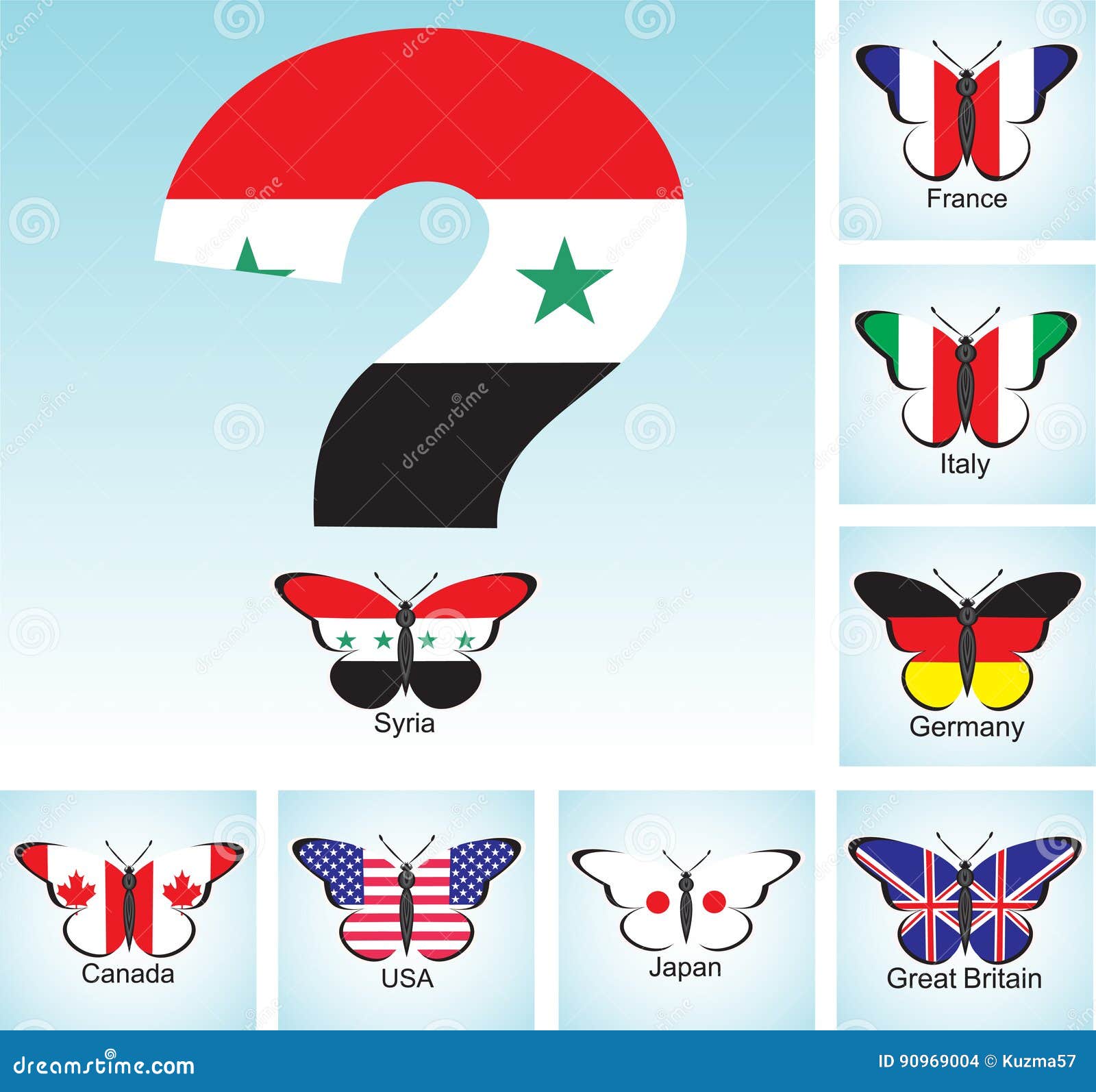 Group Of Seven Countries, G7, Highlighted In The World Map. Vector ... Group Of Seven Countries, G7, Highlighted In The World Map. Vector ...