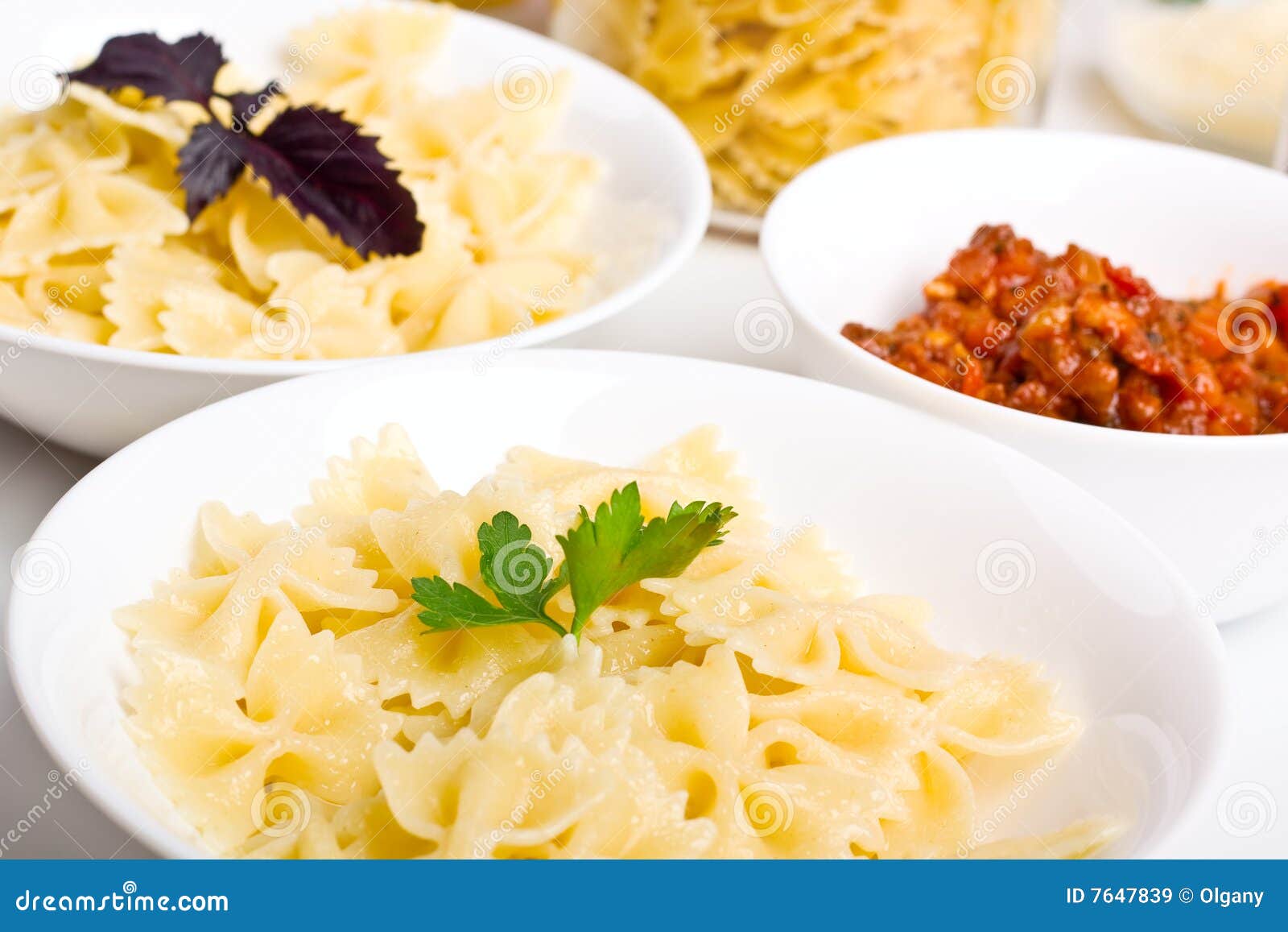 Butterflies Pasta and Bolognese Sauce Stock Image - Image of grated ...