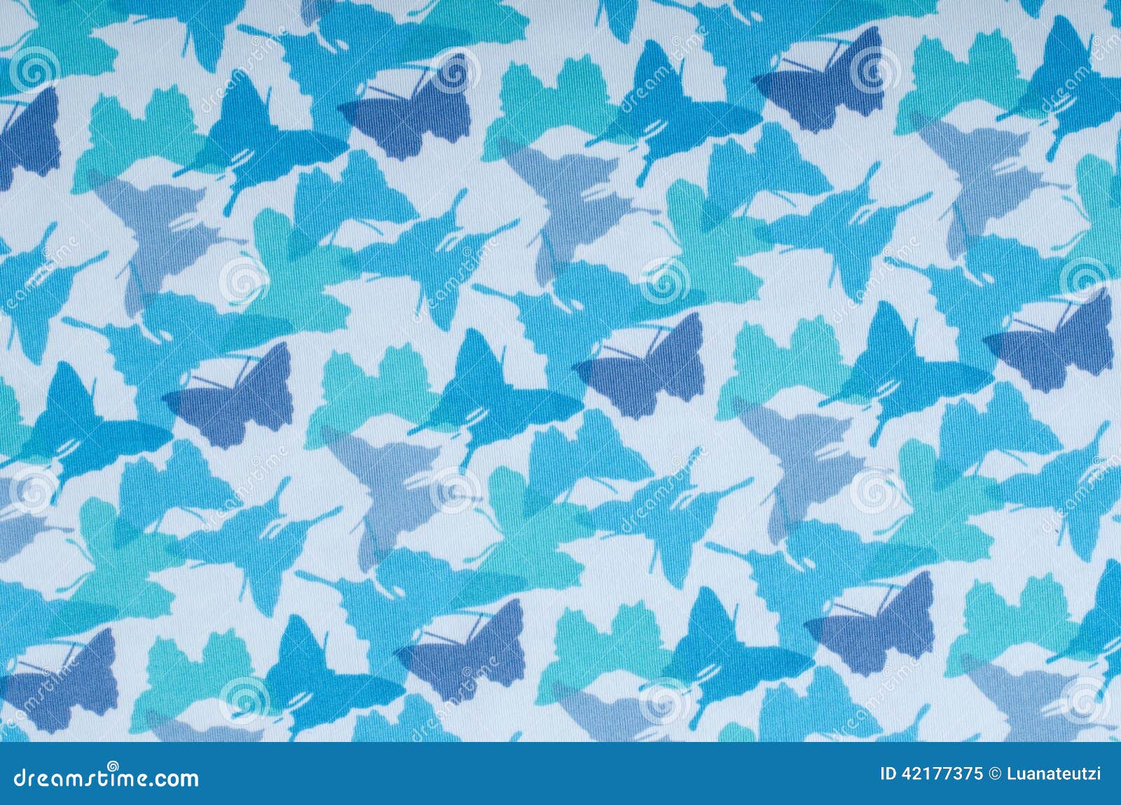 Butterflies Pattern. Small Blue Butterfly Print As Background. Stock ...