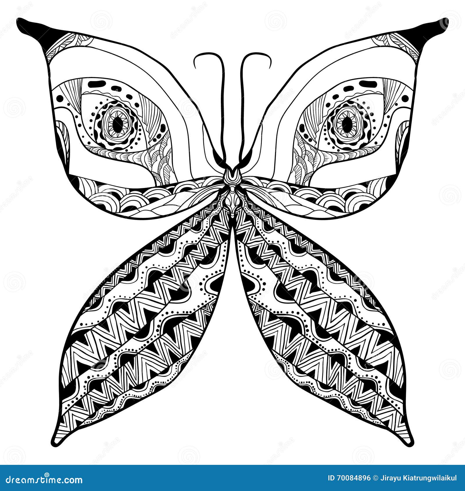 Butterfly Artistic Abstract Stock Vector - Illustration of drawing ...