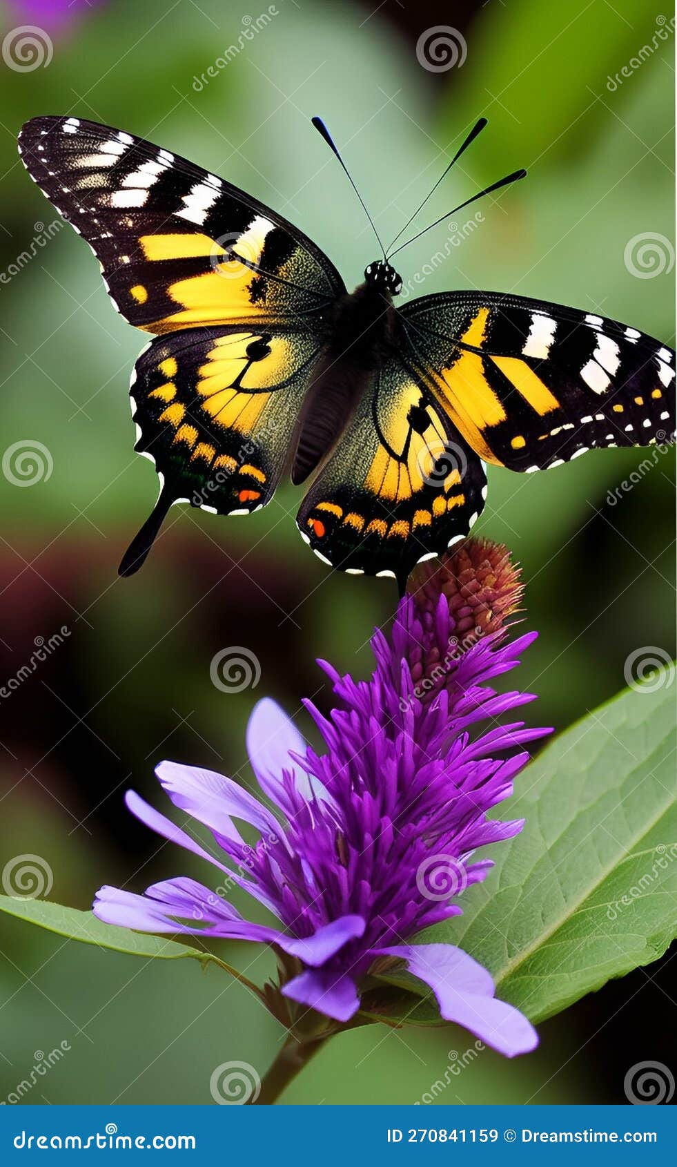 Butterfly Artwork Artificial Intelligence Illustration Stock ...